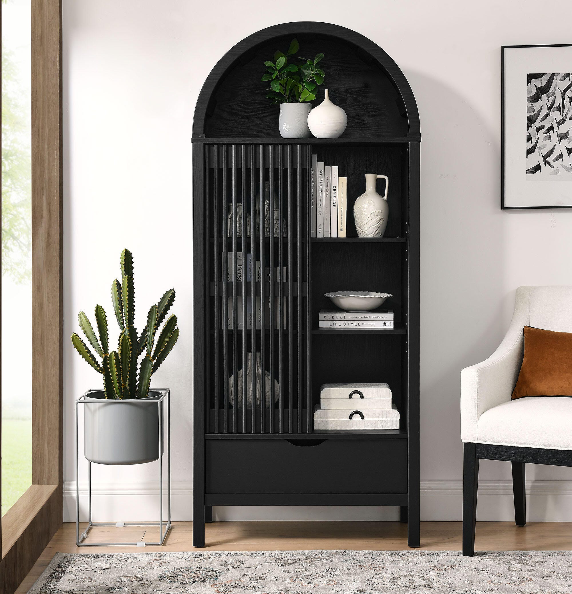 Click here for Modway Vaughn Storage Cabinet  Black prices