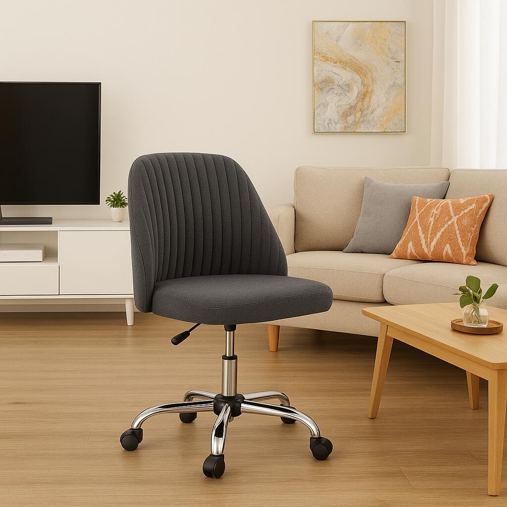 Click here for Dovelina Lexcy Armless Home Office Desk Chair  Dar... prices