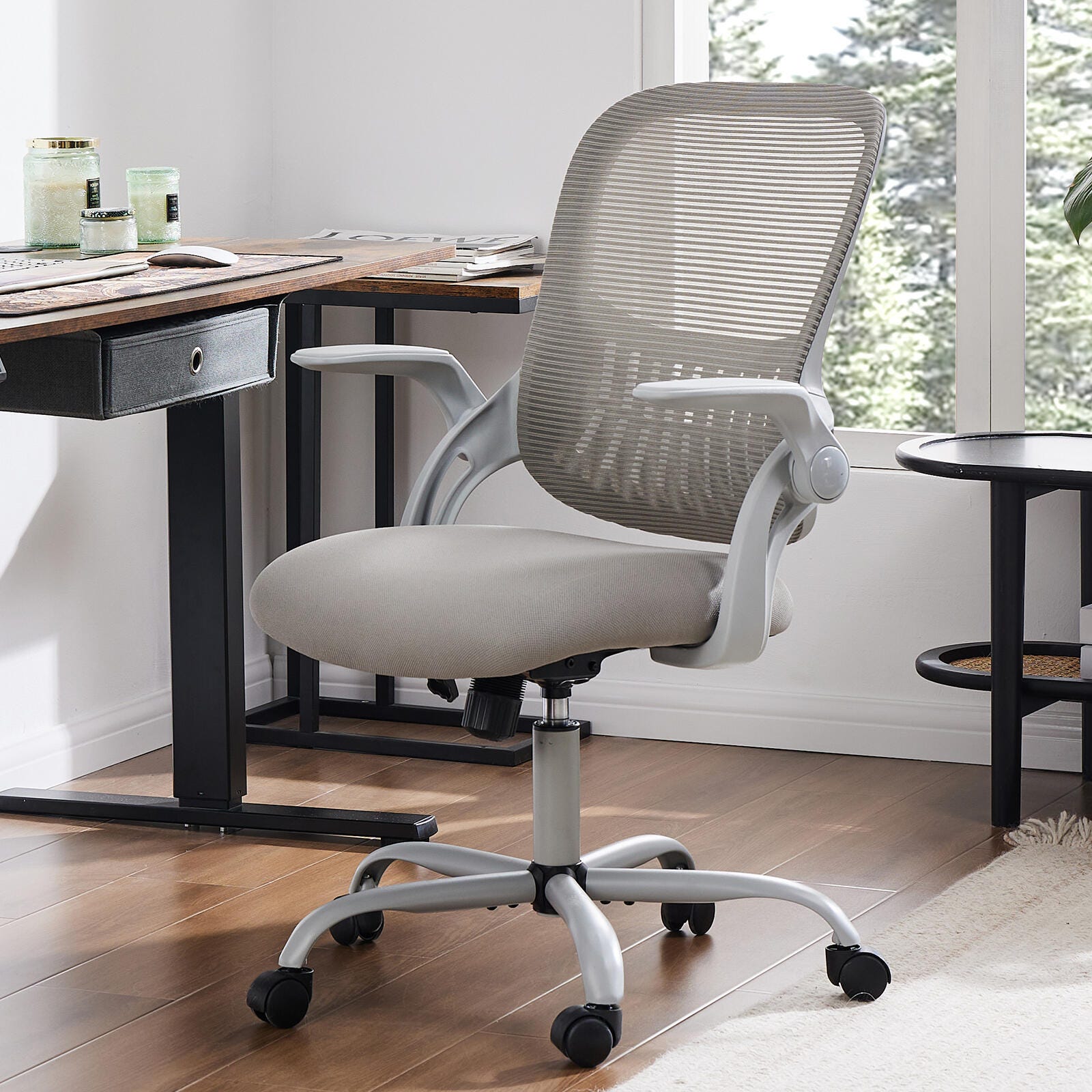 Click here for Dovelina Lexcy Tall Home Office Desk Chair  Gray prices