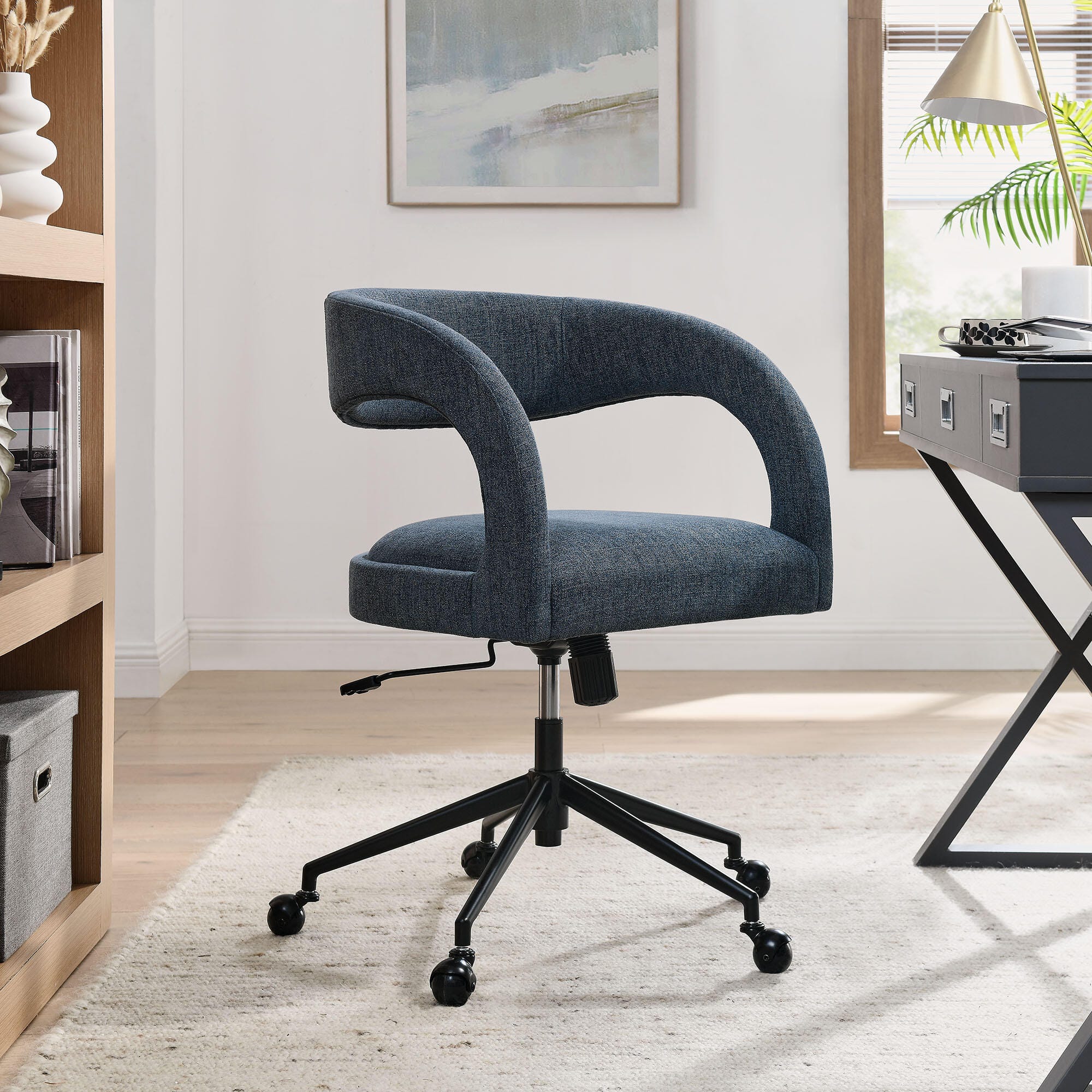 Click here for Modway Pinnacle Upholstered Home Office Desk Chair... prices