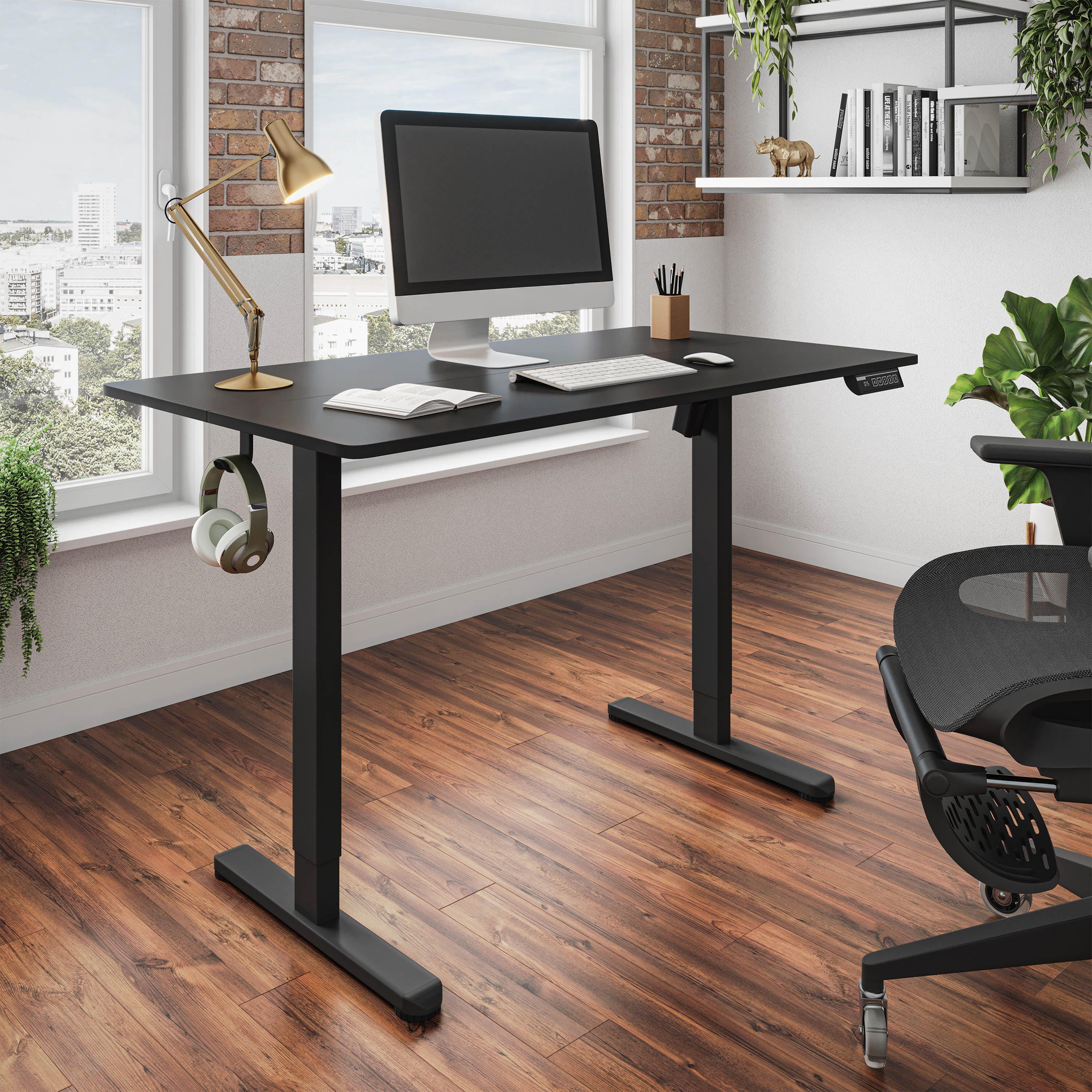 Click here for Techni Mobili 47 Sit to Stand Home Office Desk  Bl... prices
