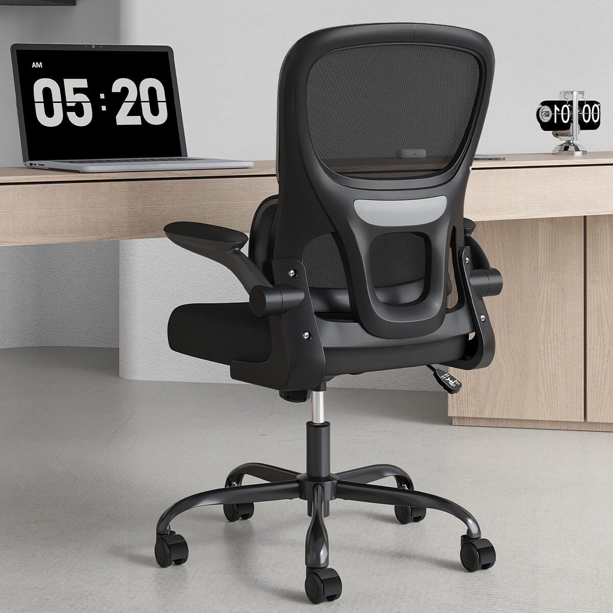Click here for Dovelina Furnique 45 Home Office Desk Chair  Black prices