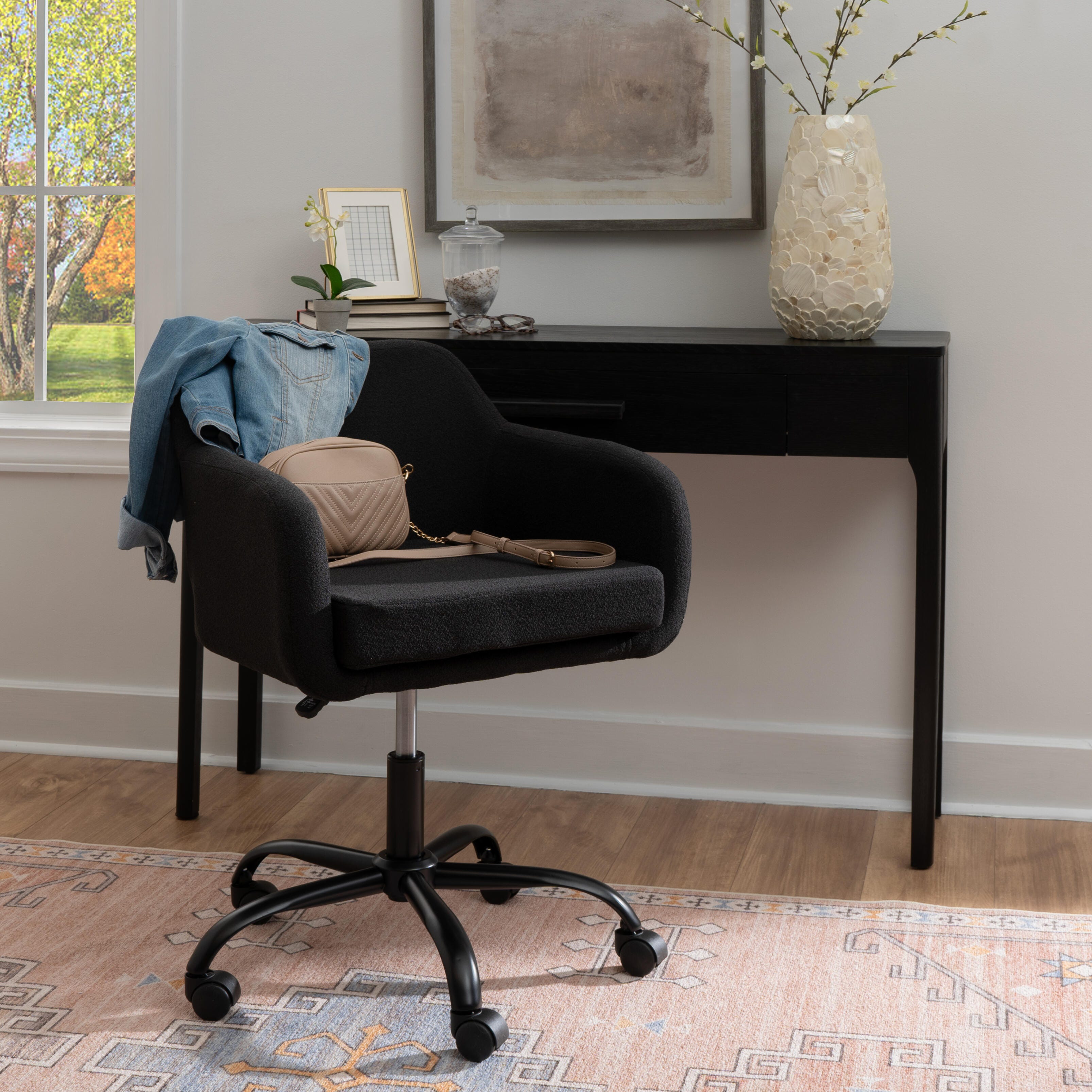 Click here for Linon Mason Home Office Desk Chair  Black prices