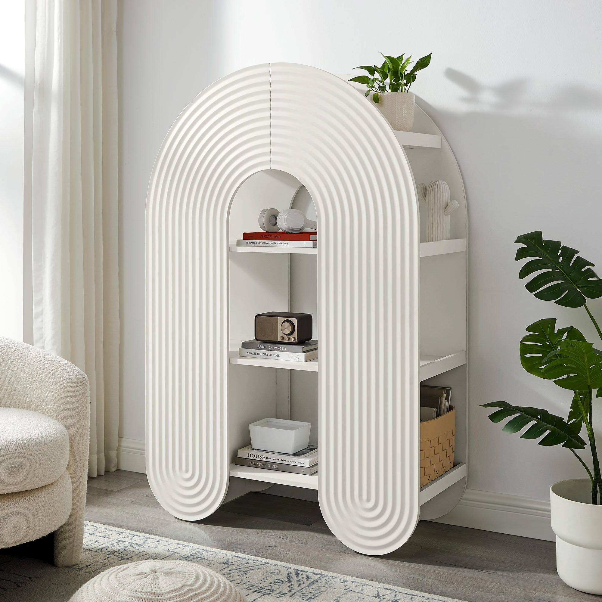 Click here for Modway Daydream 58 Bookshelf  White prices