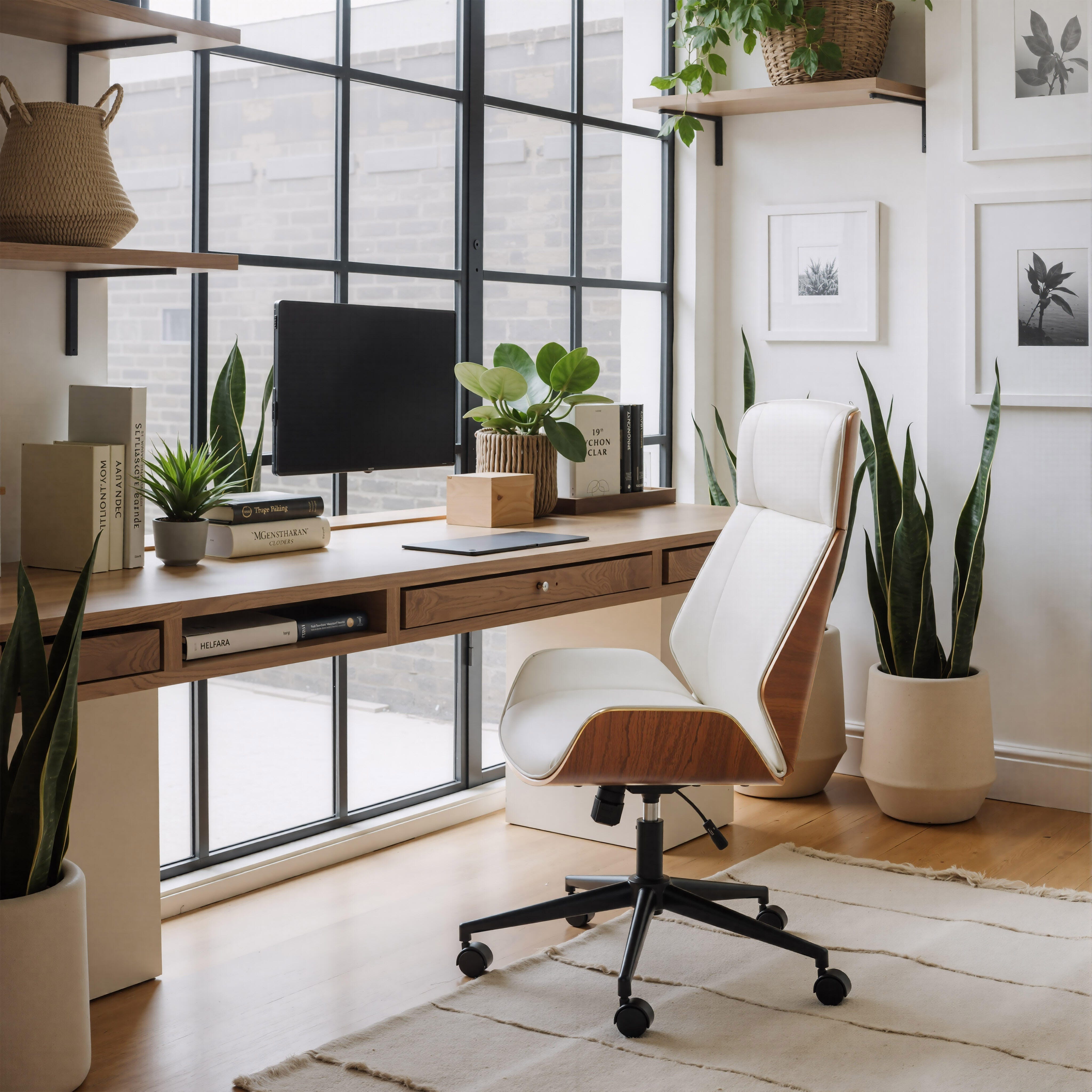 Click here for Erika Home ZUO Flex Home Office Desk Chair  White prices