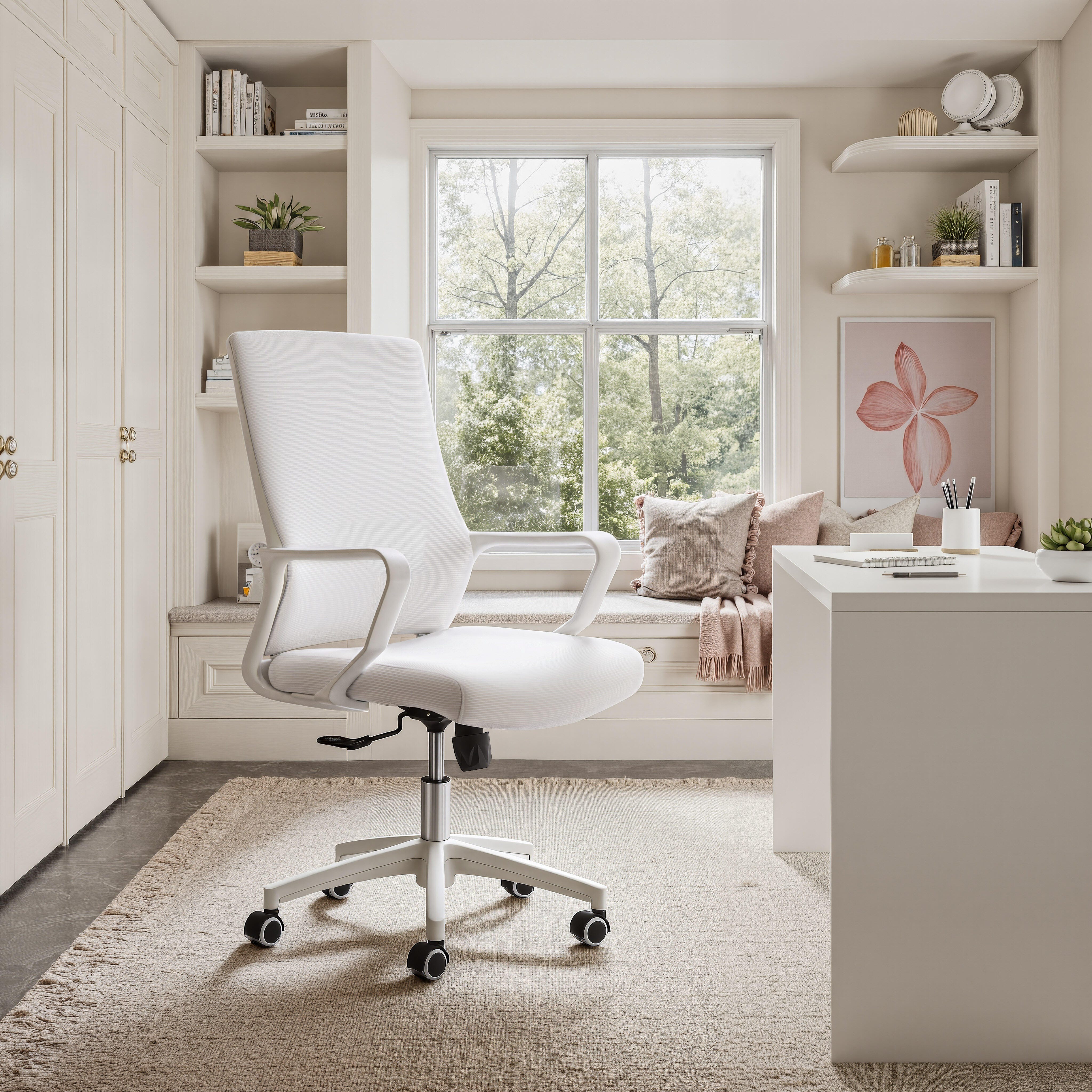 Click here for Erika Home ZUO Home Office Desk Chair  White prices