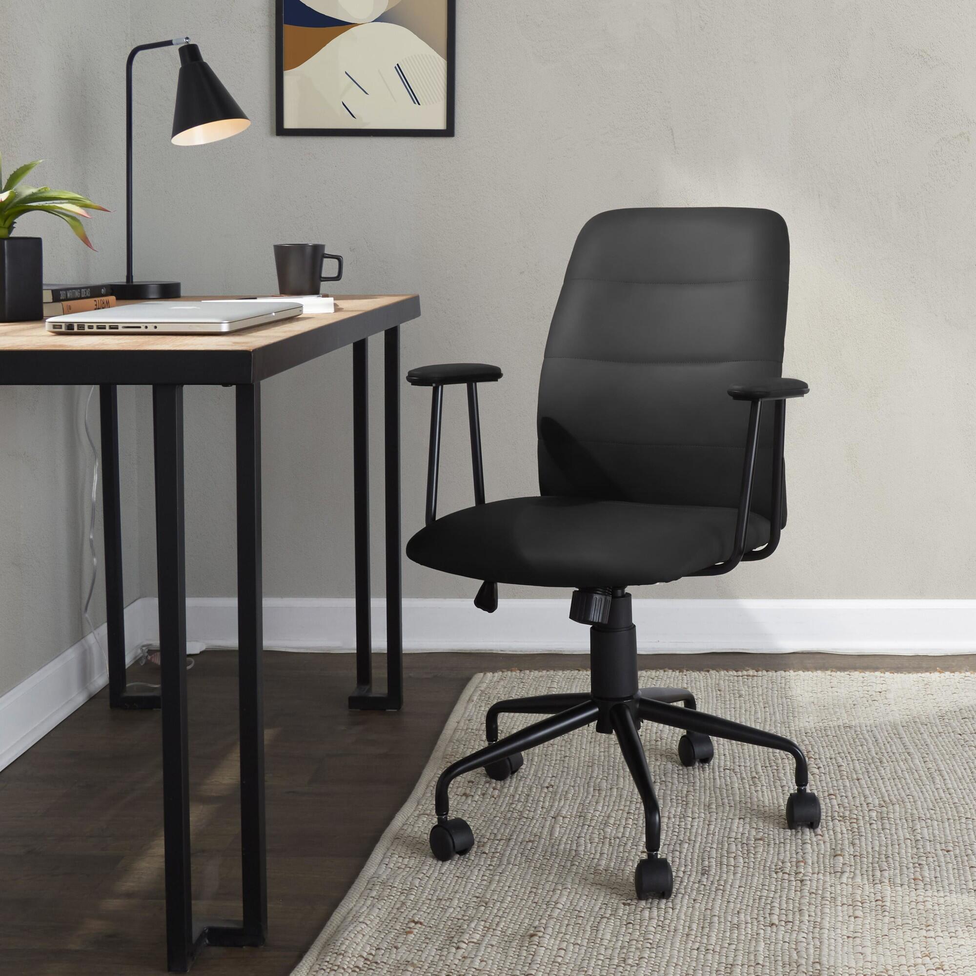Click here for LumiSource Fredrick Executive Office Chair  Black prices