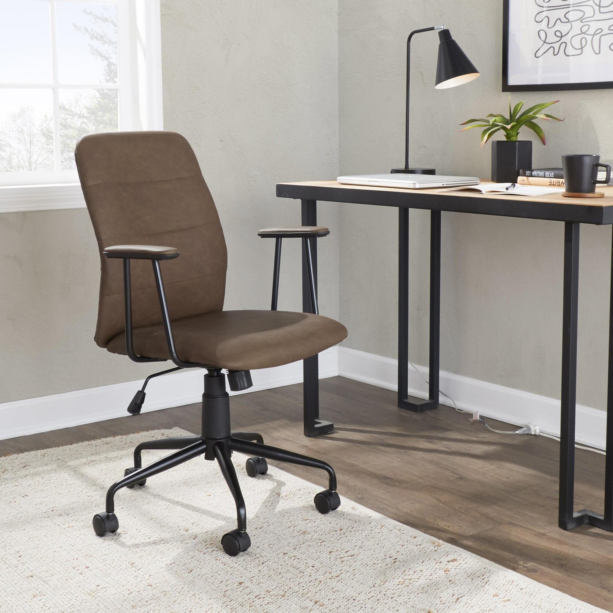 Click here for LumiSource Fredrick Executive Office Chair  Espres... prices