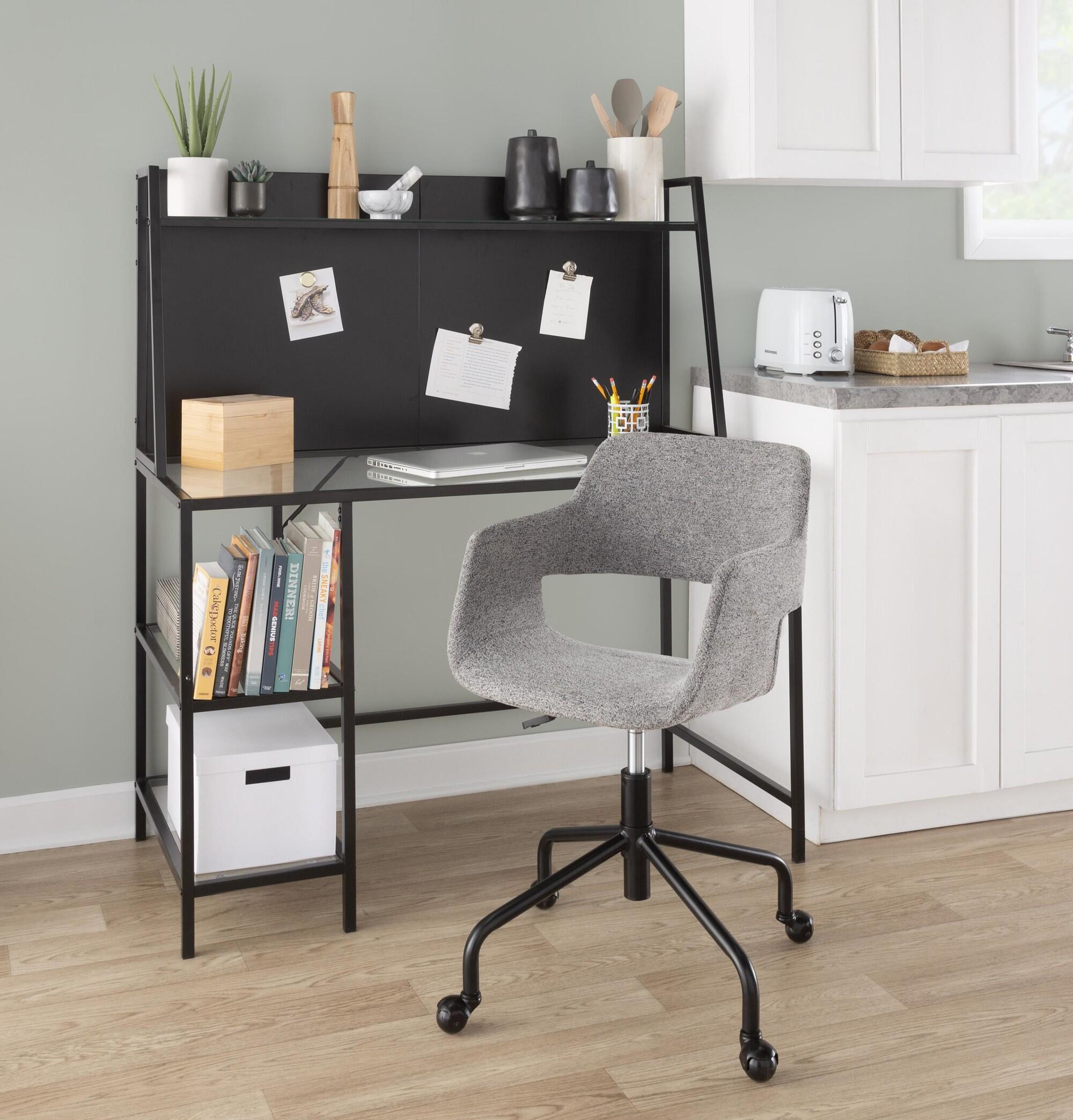 Click here for LumiSource Geo Solid 47 Home Office Desk  Black prices