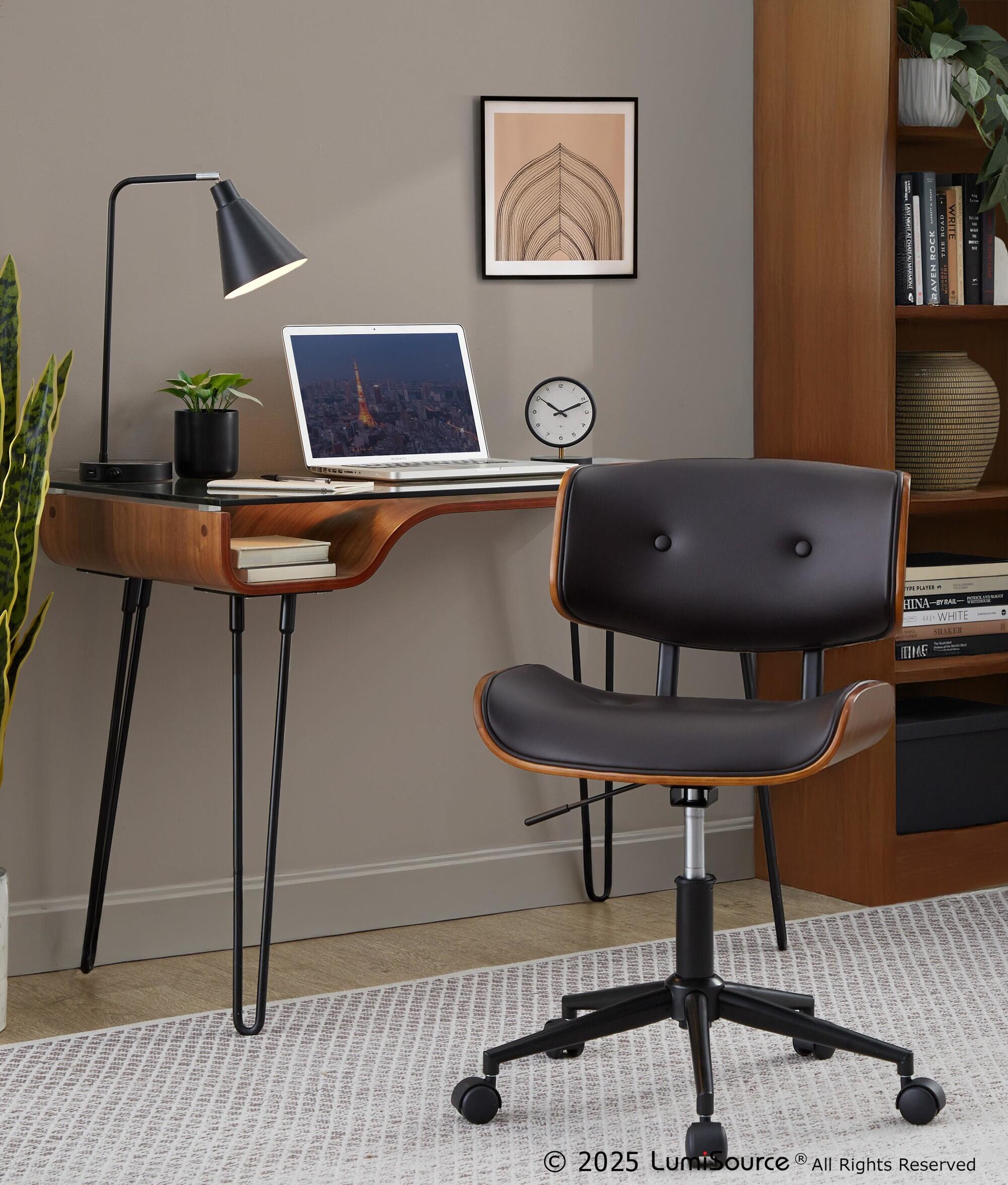 Click here for LumiSource Lombardi Executive Office Chair  Espres... prices