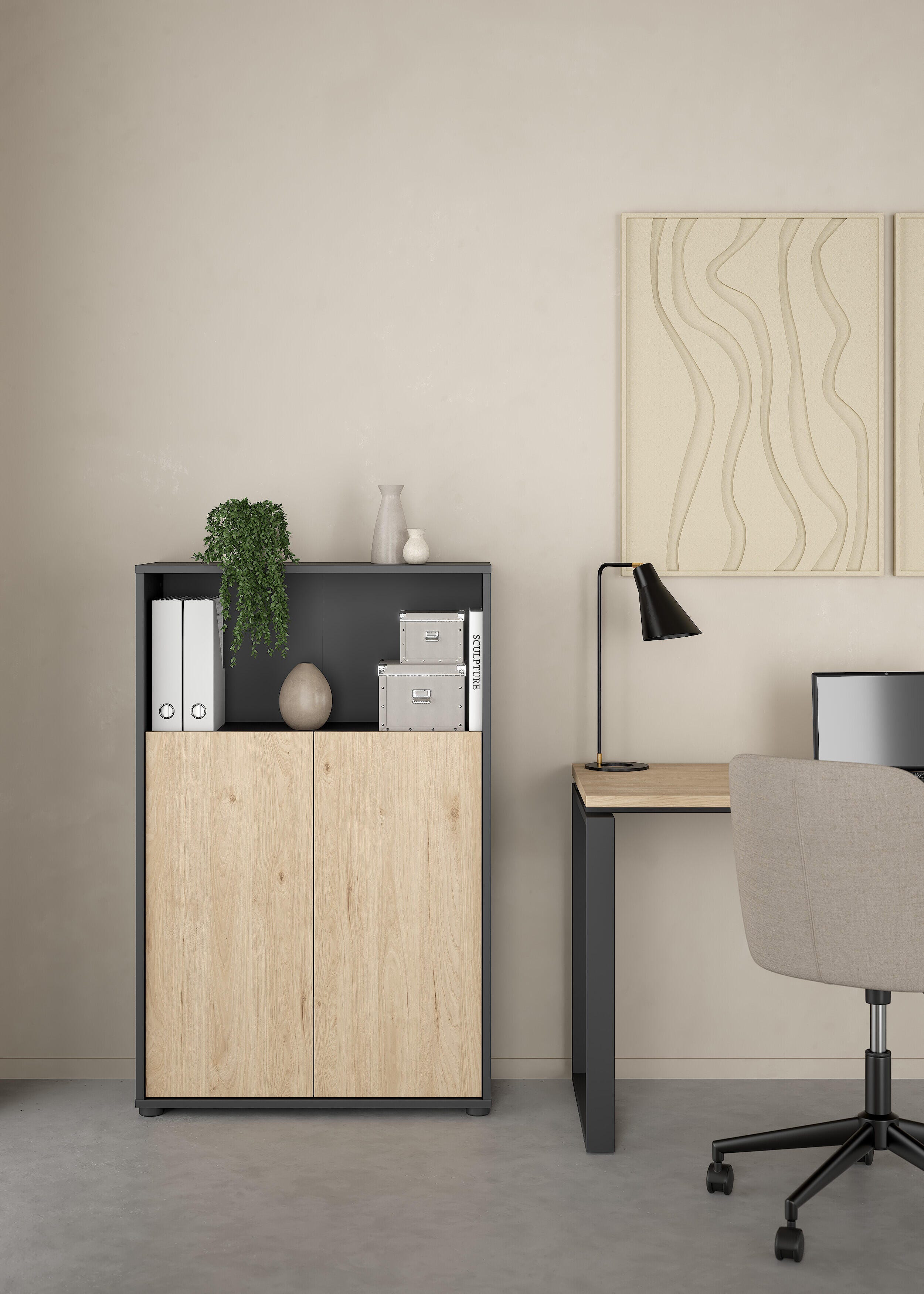 Click here for Tvilum Sign 48 Adjustable Bookcase  Gray/Jackson H... prices