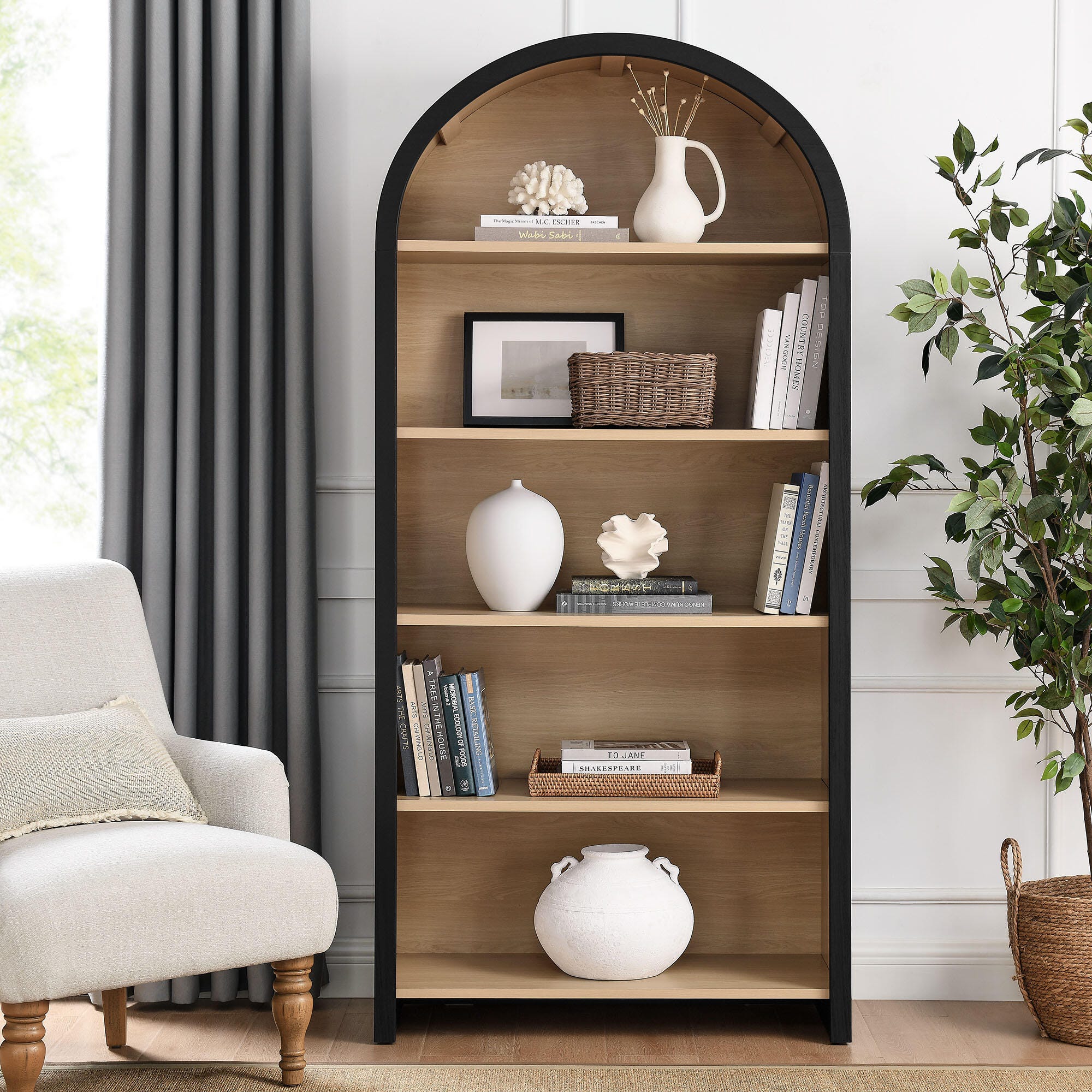 Click here for Modway Evie 76 Bookcase  Black prices