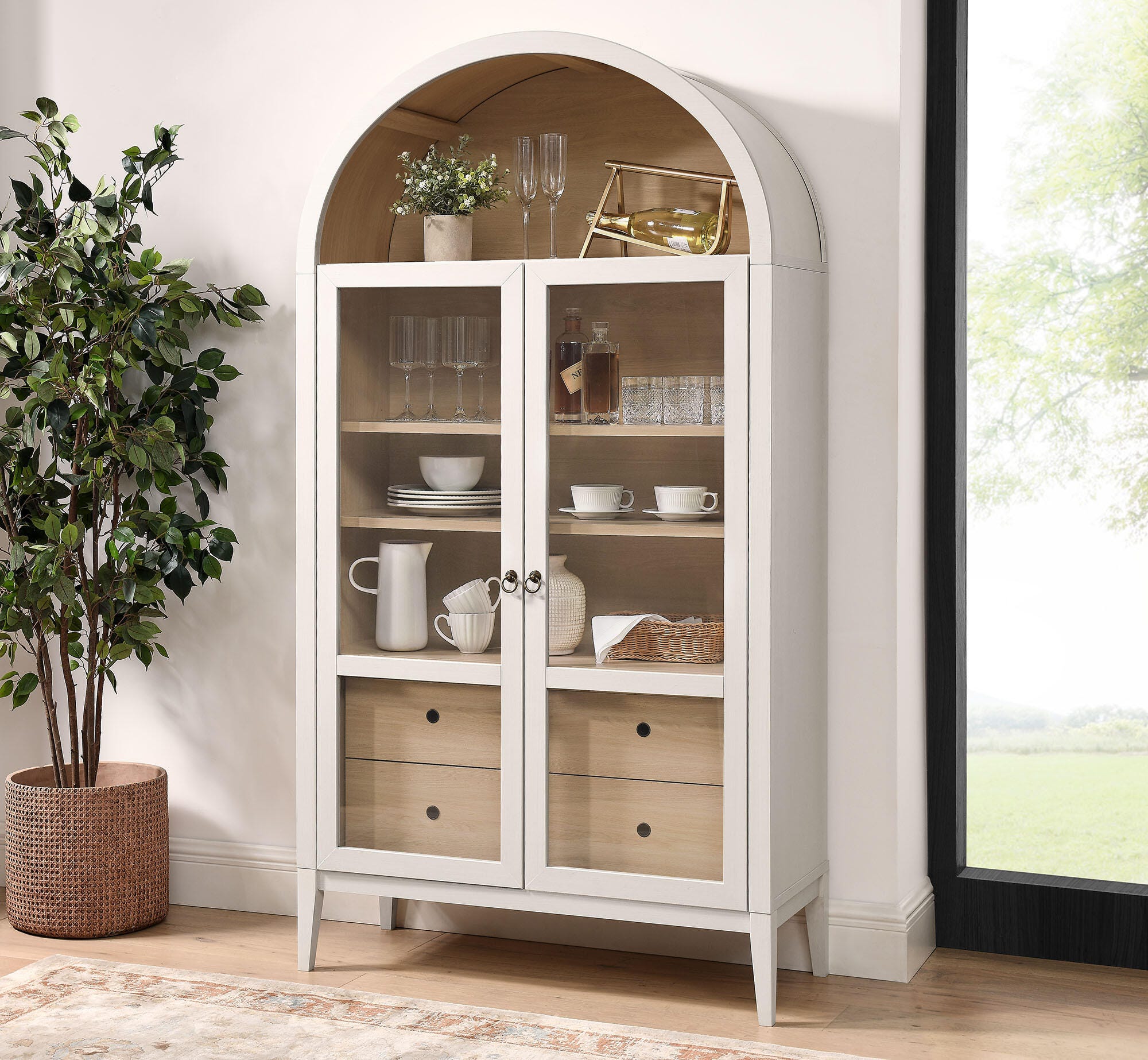 Click here for Modway Nolan Storage Cabinet  Ivory Oak prices