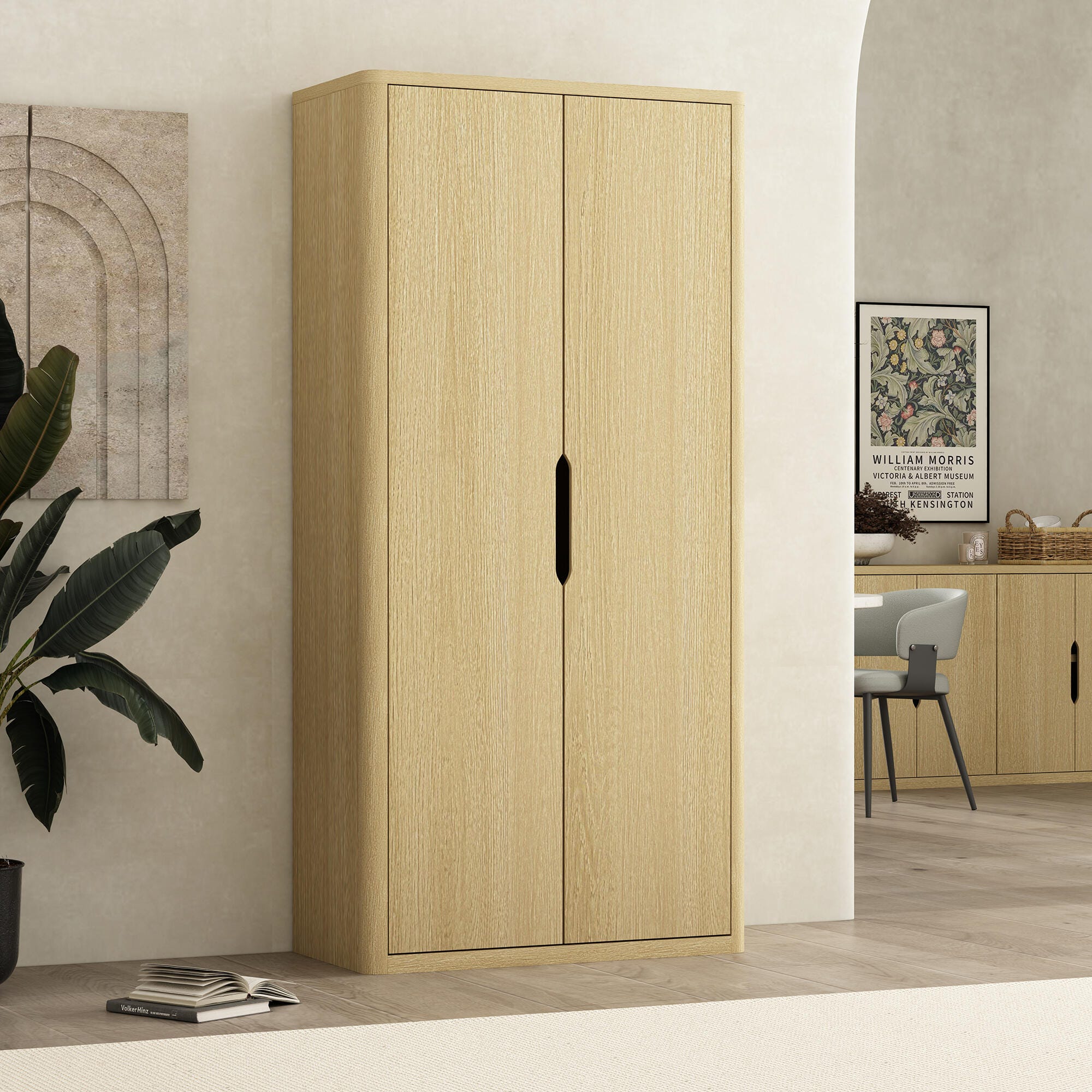 Click here for Manhattan Comfort Rivington 79 Bookcase  Natural O... prices