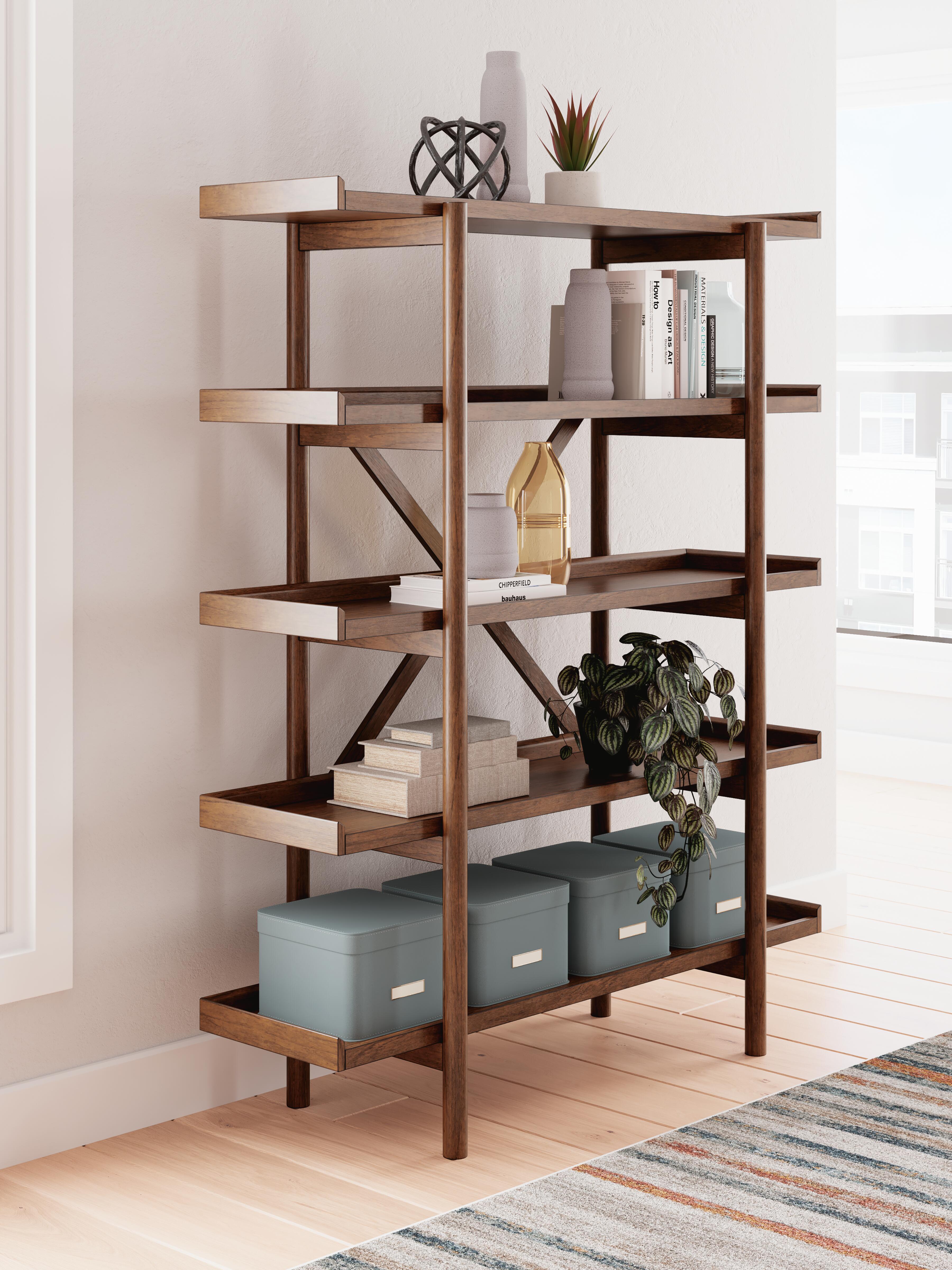 Click here for Lyncott 70 Bookcase  Brown prices