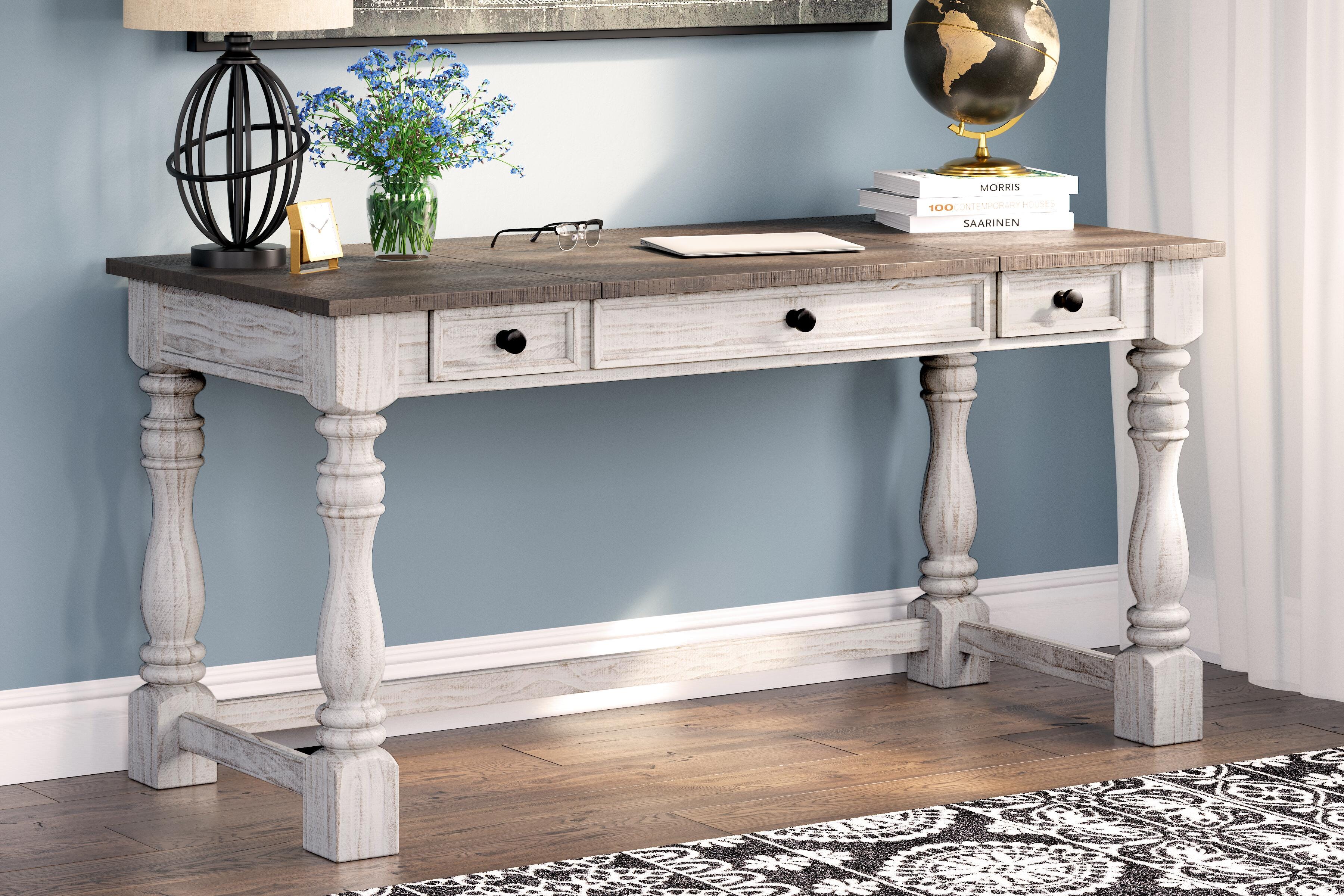 Havalance 62" Home Office Lift Top Desk with USB Charging | Ashley