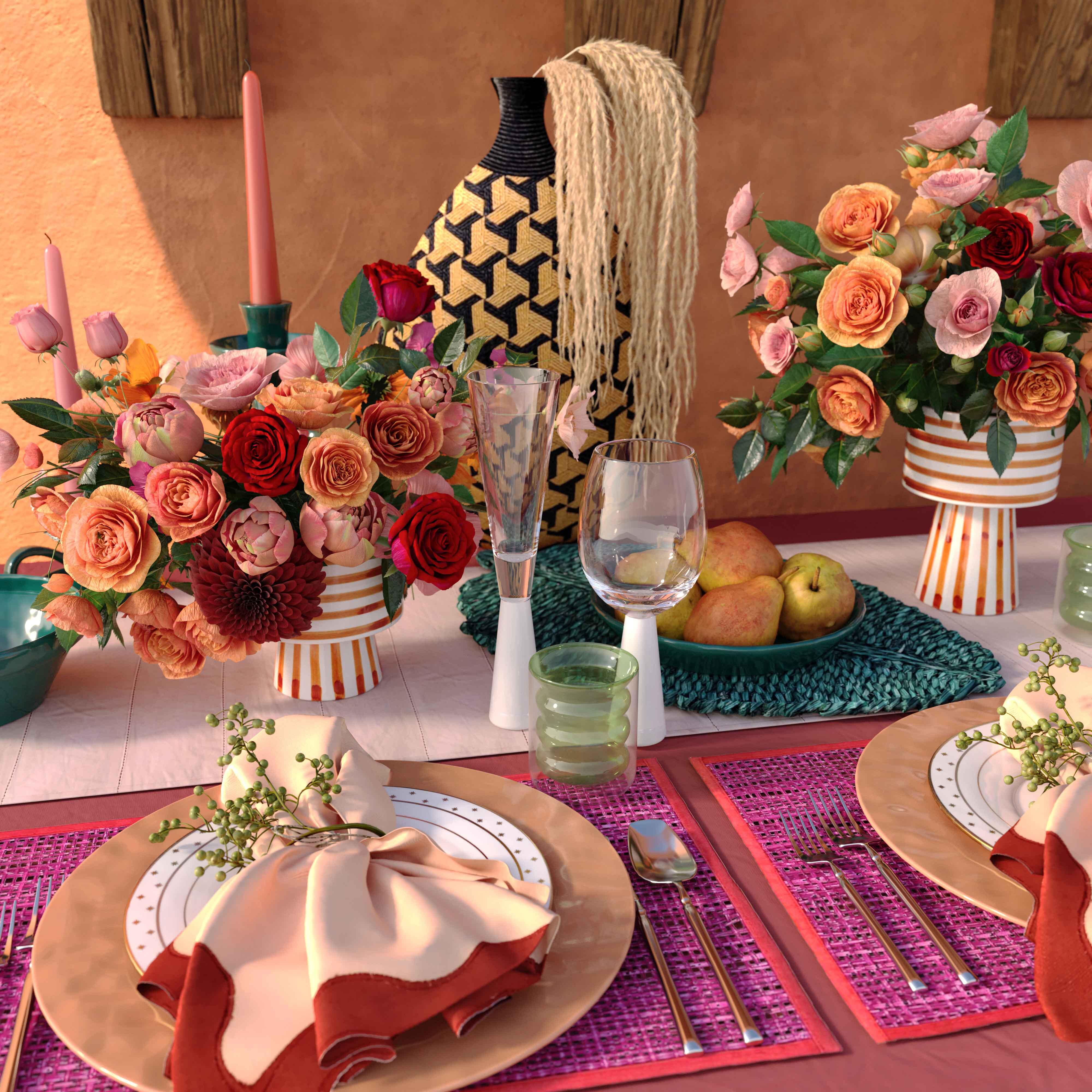 Click here for TOV Furniture Leaf Placemat (Set of 4)  Green prices