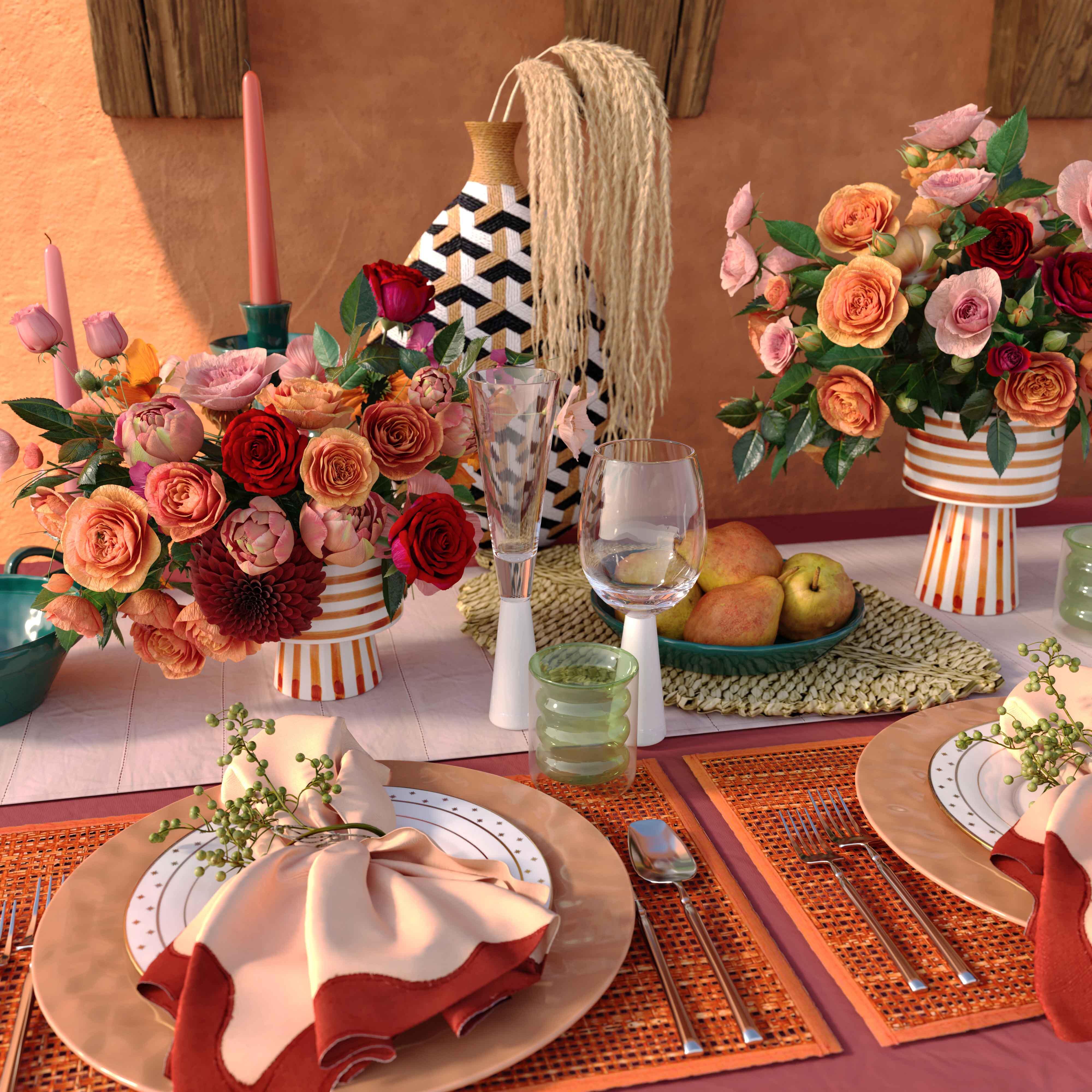 Click here for TOV Furniture Leaf Placemat (Set of 4)  Natural prices