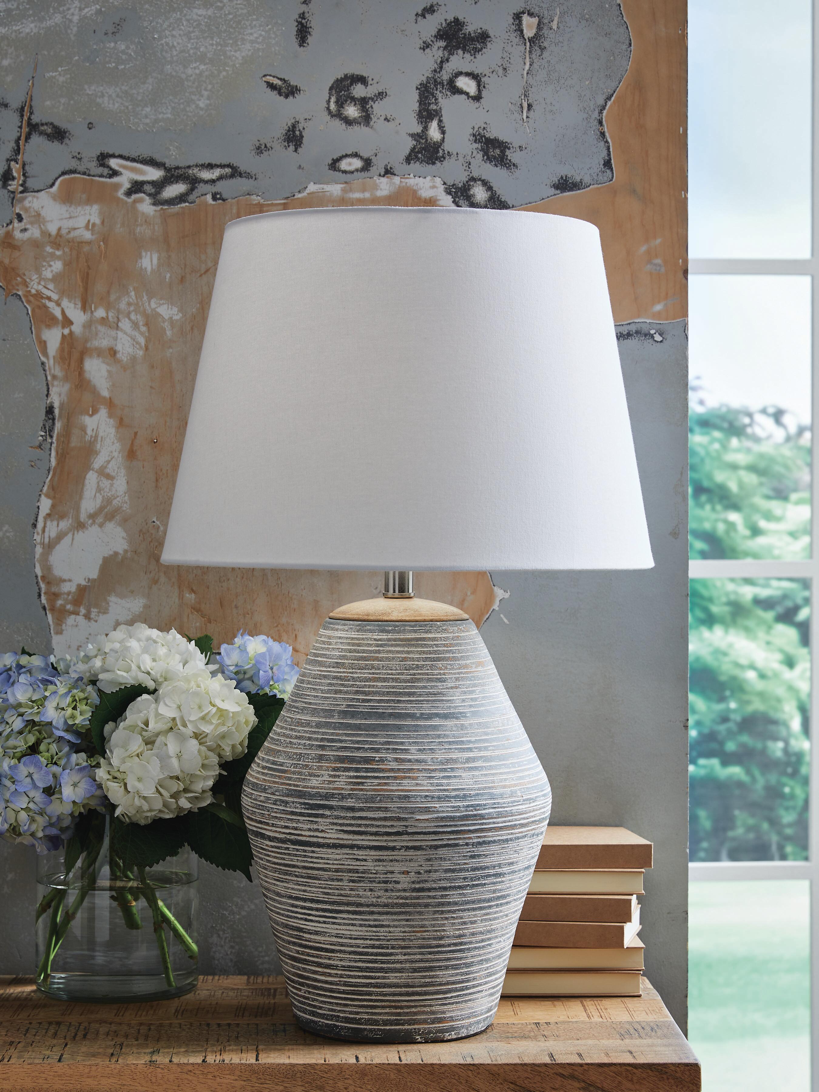 Click here for Lawrock Table Lamp  Antique Blue prices