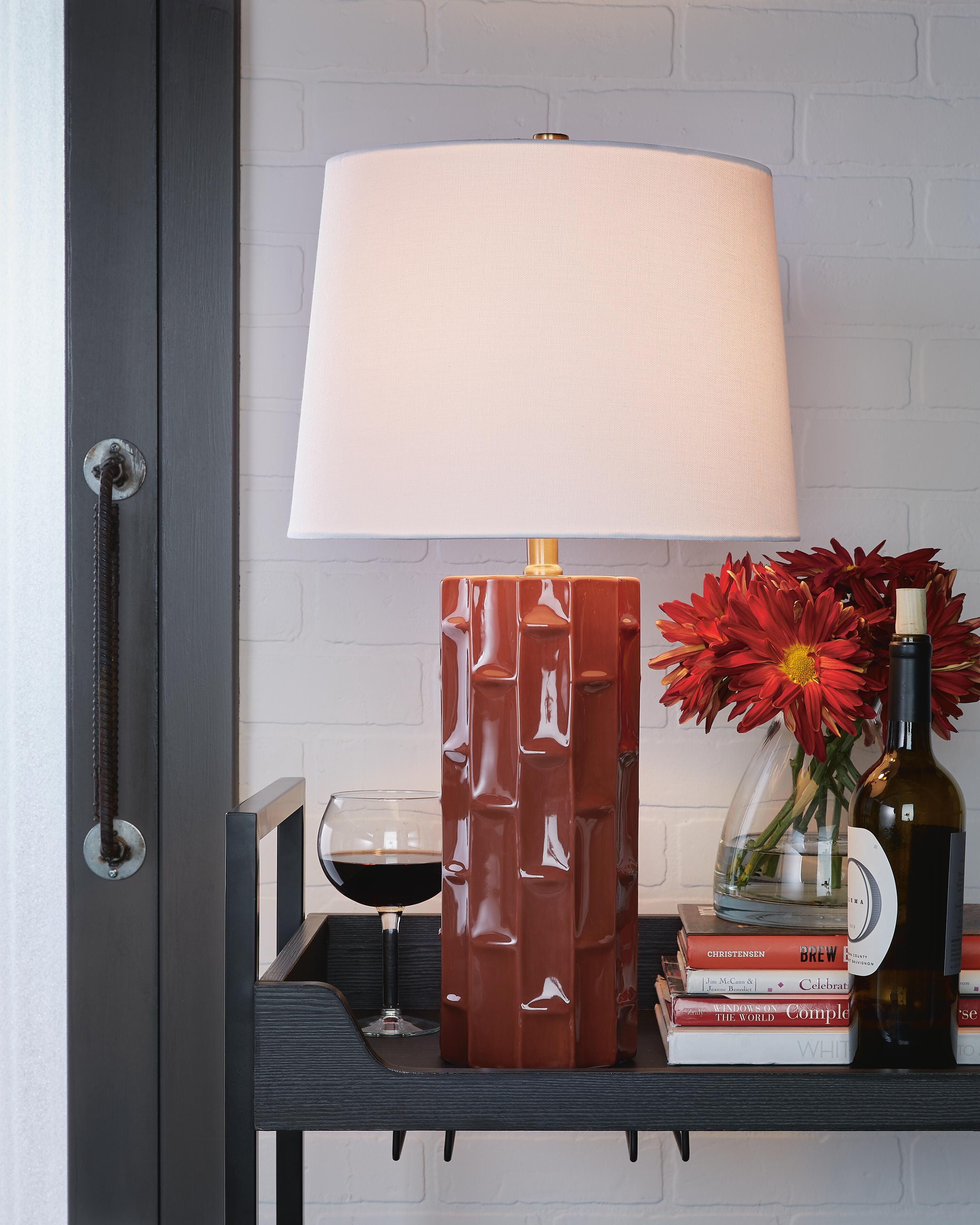 Click here for Jacemour Table Lamp (Set of 2)  Burnt Umber prices