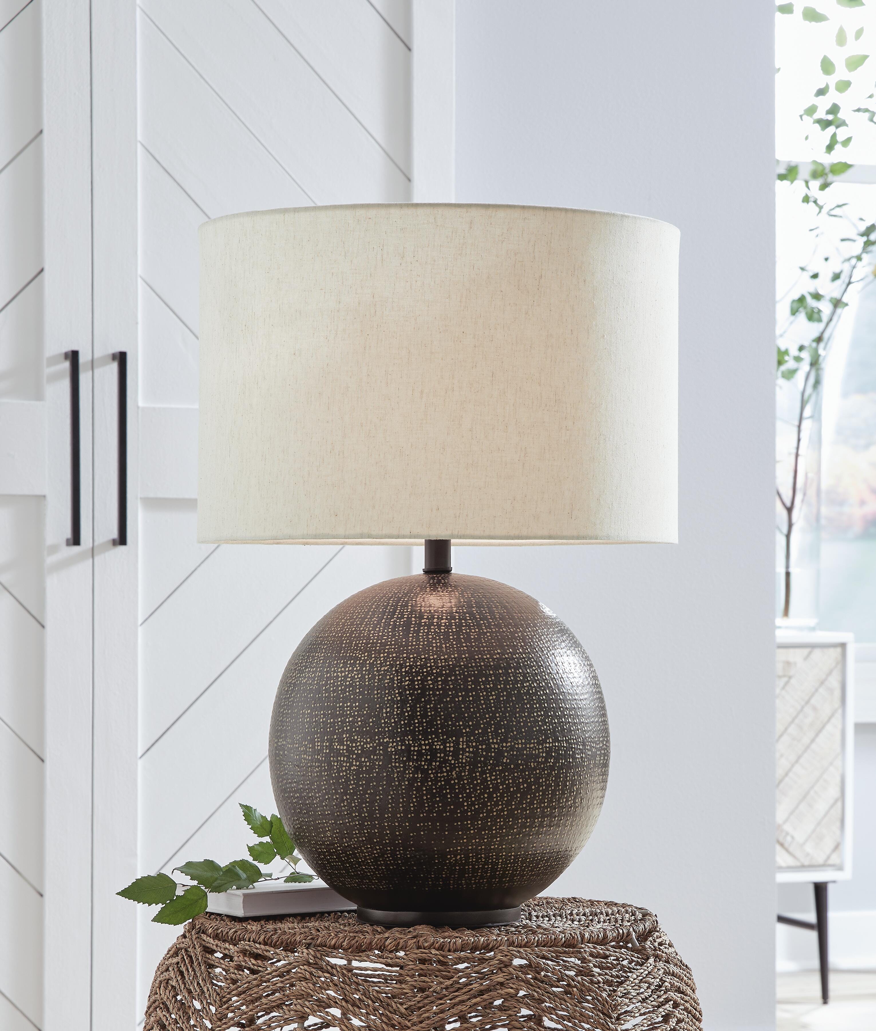 Click here for Hambell Table Lamp  Black/Gold Finish prices