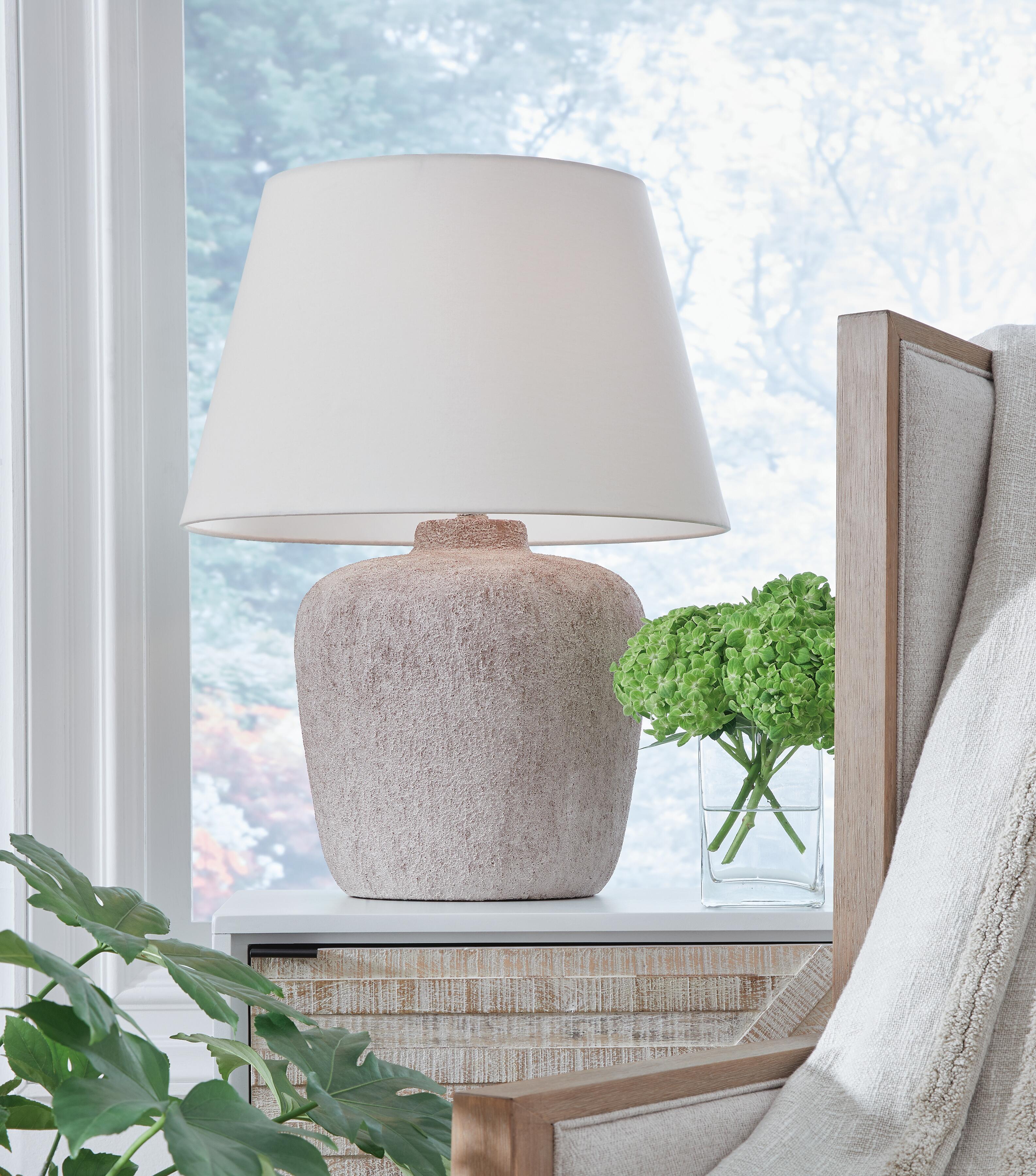 Click here for Danry Table Lamp  Distressed Cream prices