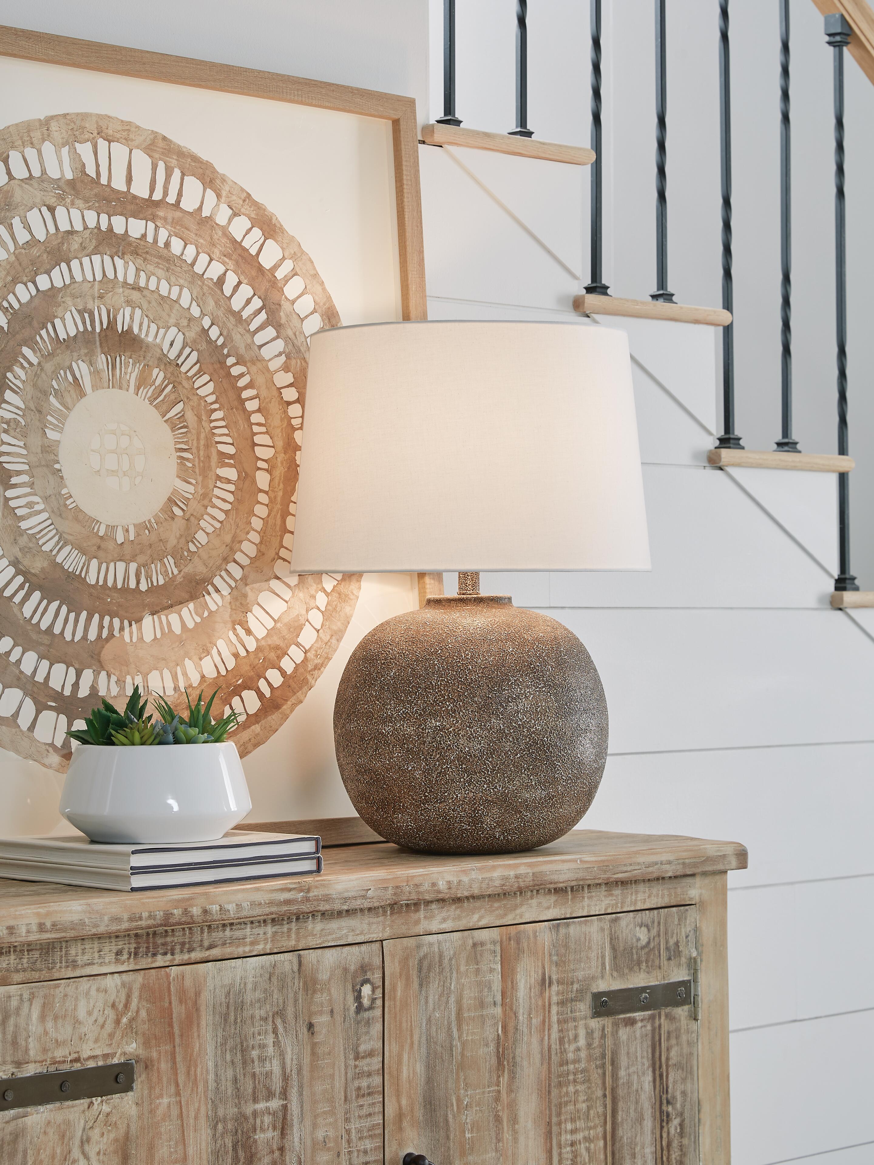 Click here for Neavesboro Table Lamp  Antique Brown/White prices