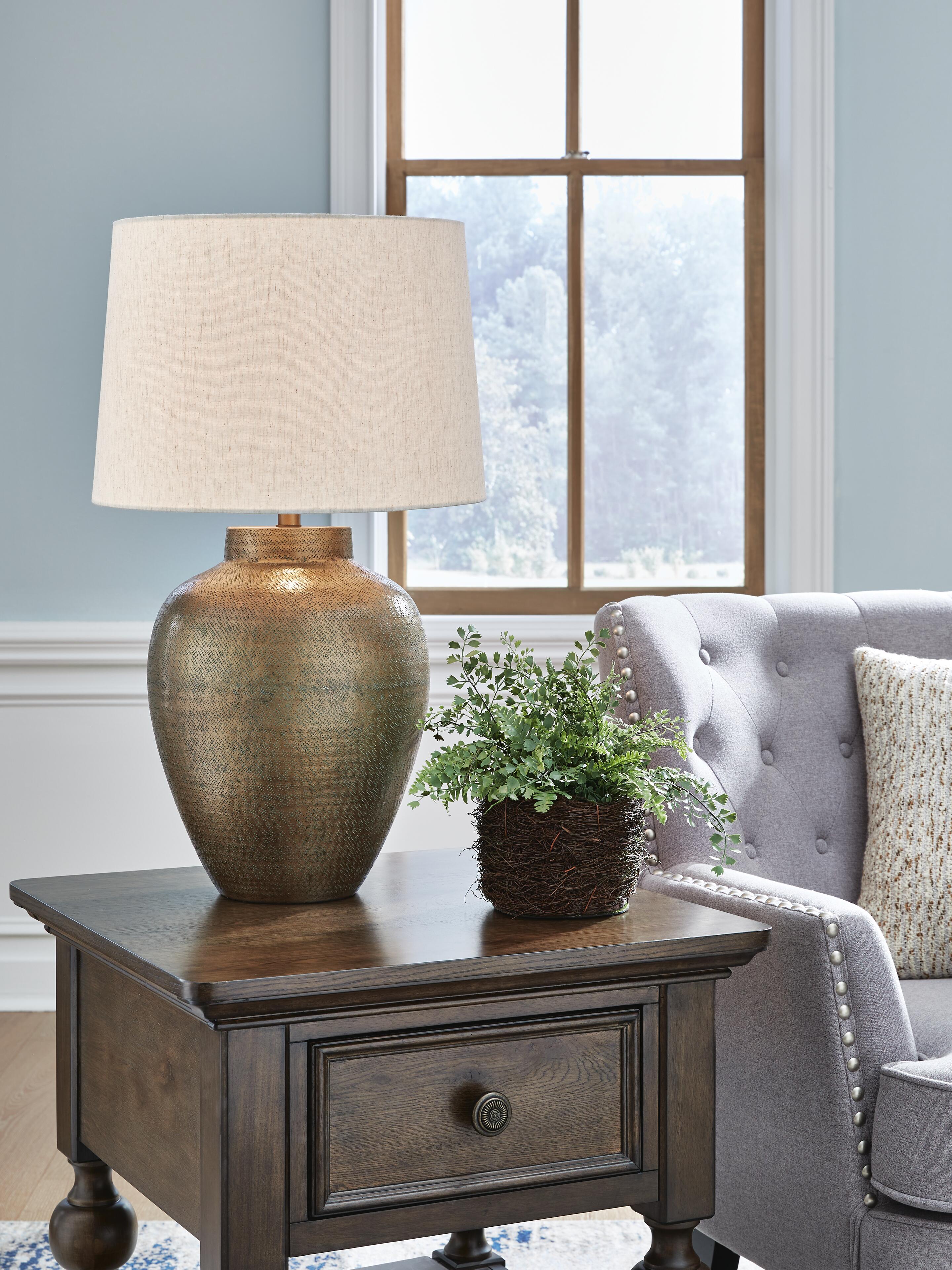 Click here for Madney Table Lamp  Antique Gold Finish prices