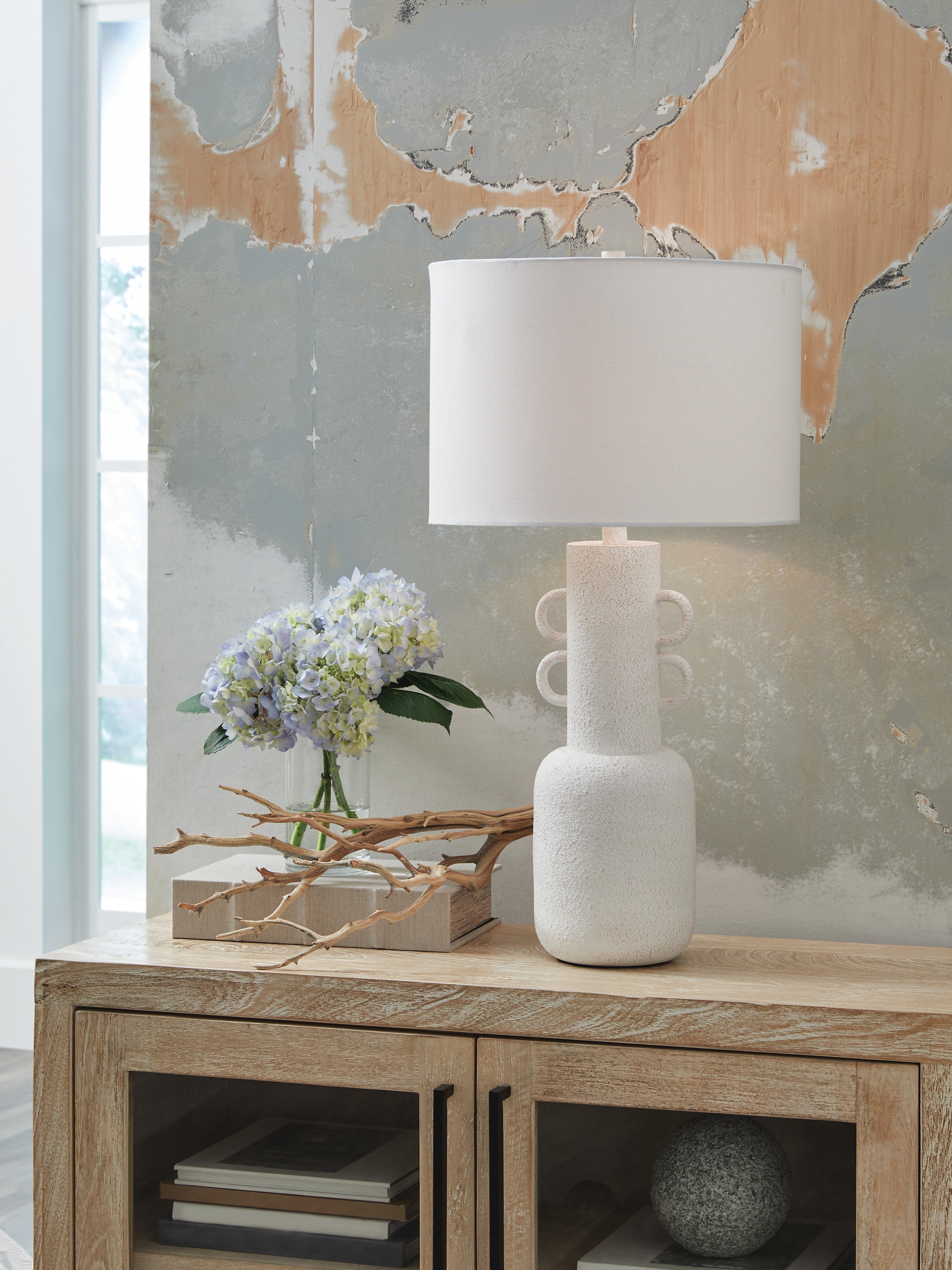 Click here for Perringhill Table Lamp  Distressed White prices