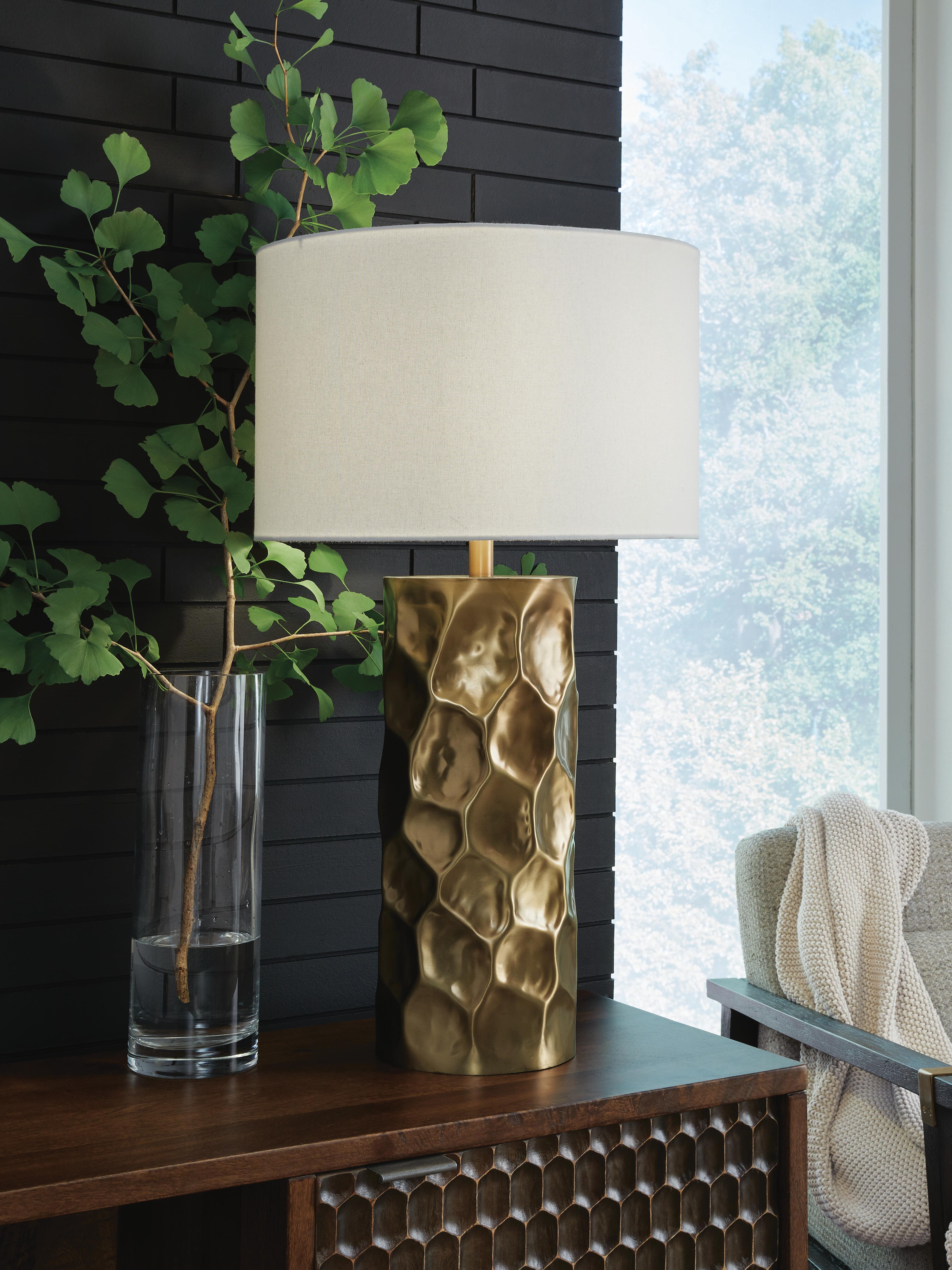Click here for Marshawn Table Lamp  Gold Finish prices