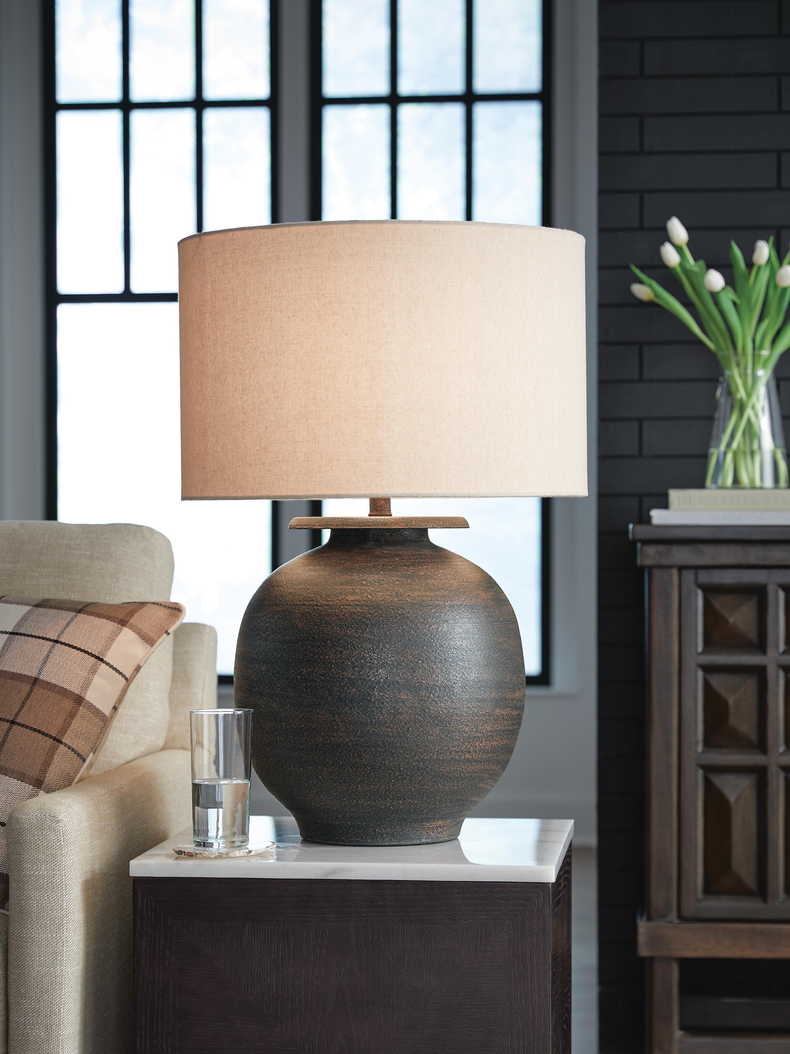 Click here for Carlenbury Table Lamp  Antique Brown prices