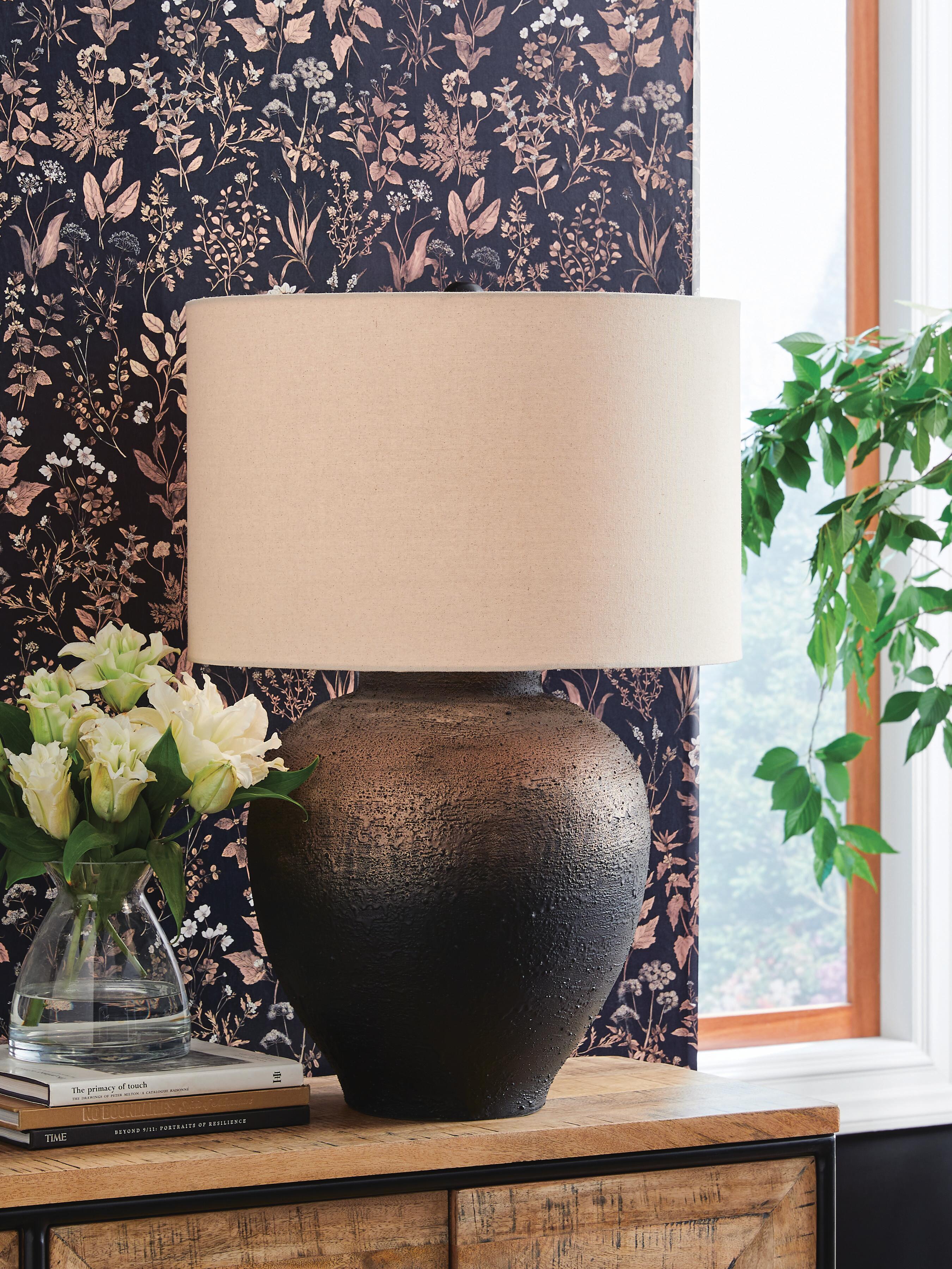 Click here for Newgerhard Table Lamp  Brown/Black prices