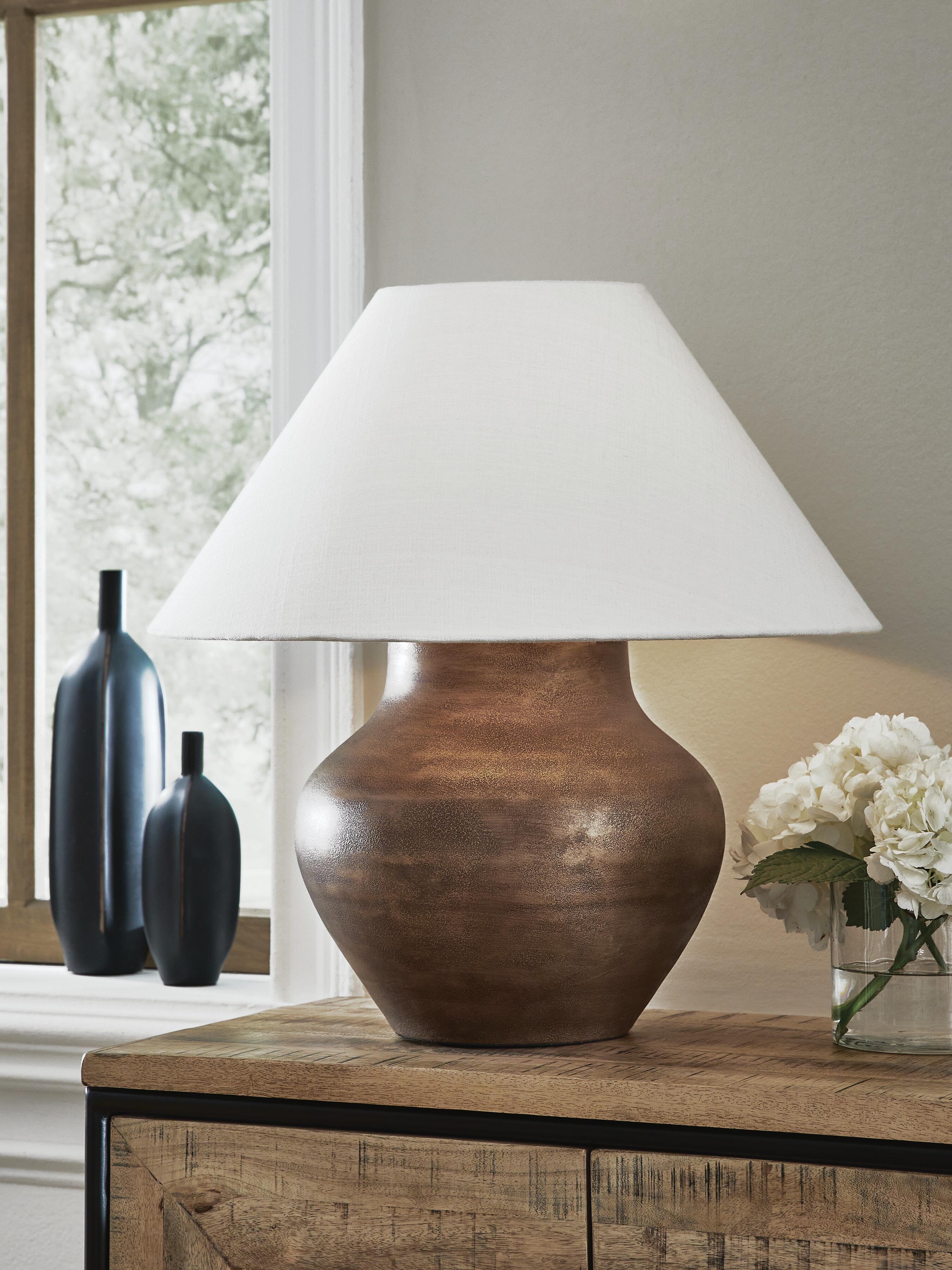 Click here for Whitham Table Lamp  Antique Copper Finish prices