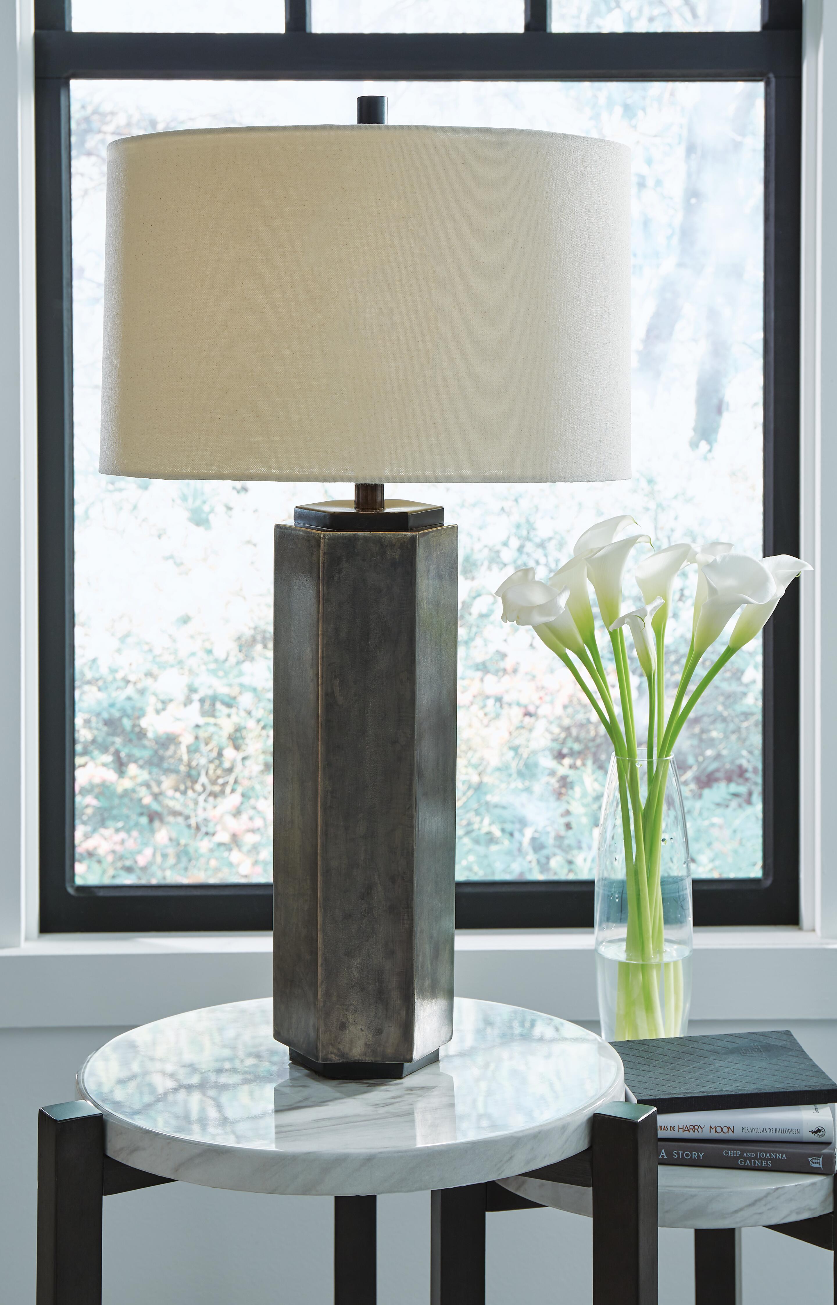 Click here for Dirkton Table Lamp  Antique Pewter Finish prices
