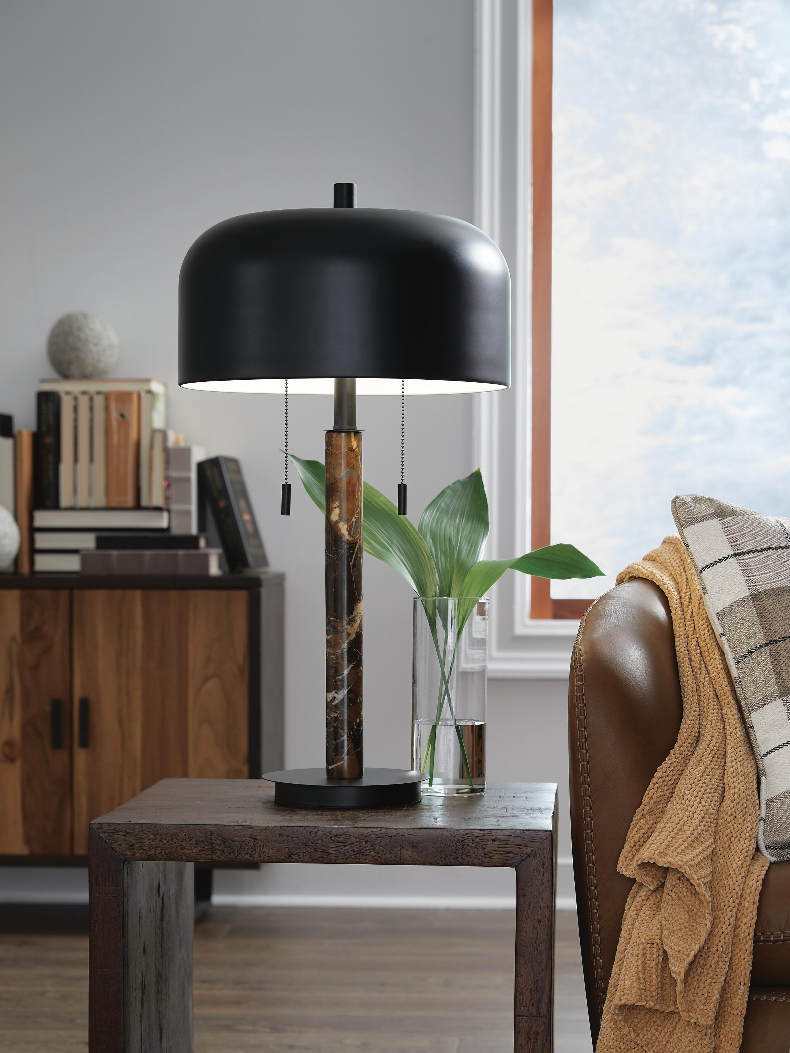 Click here for Alanbert Table Lamp  Brown/Black prices