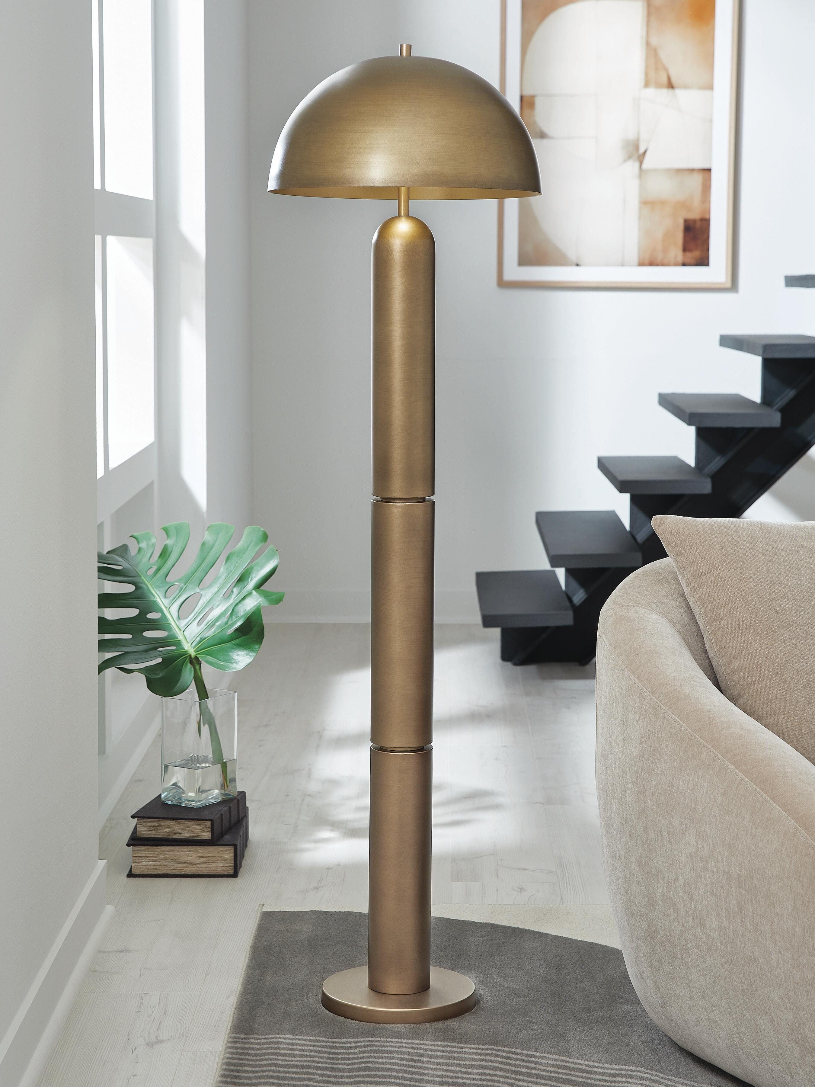 Click here for Wendfield Floor Lamp  Antique Gold Finish prices