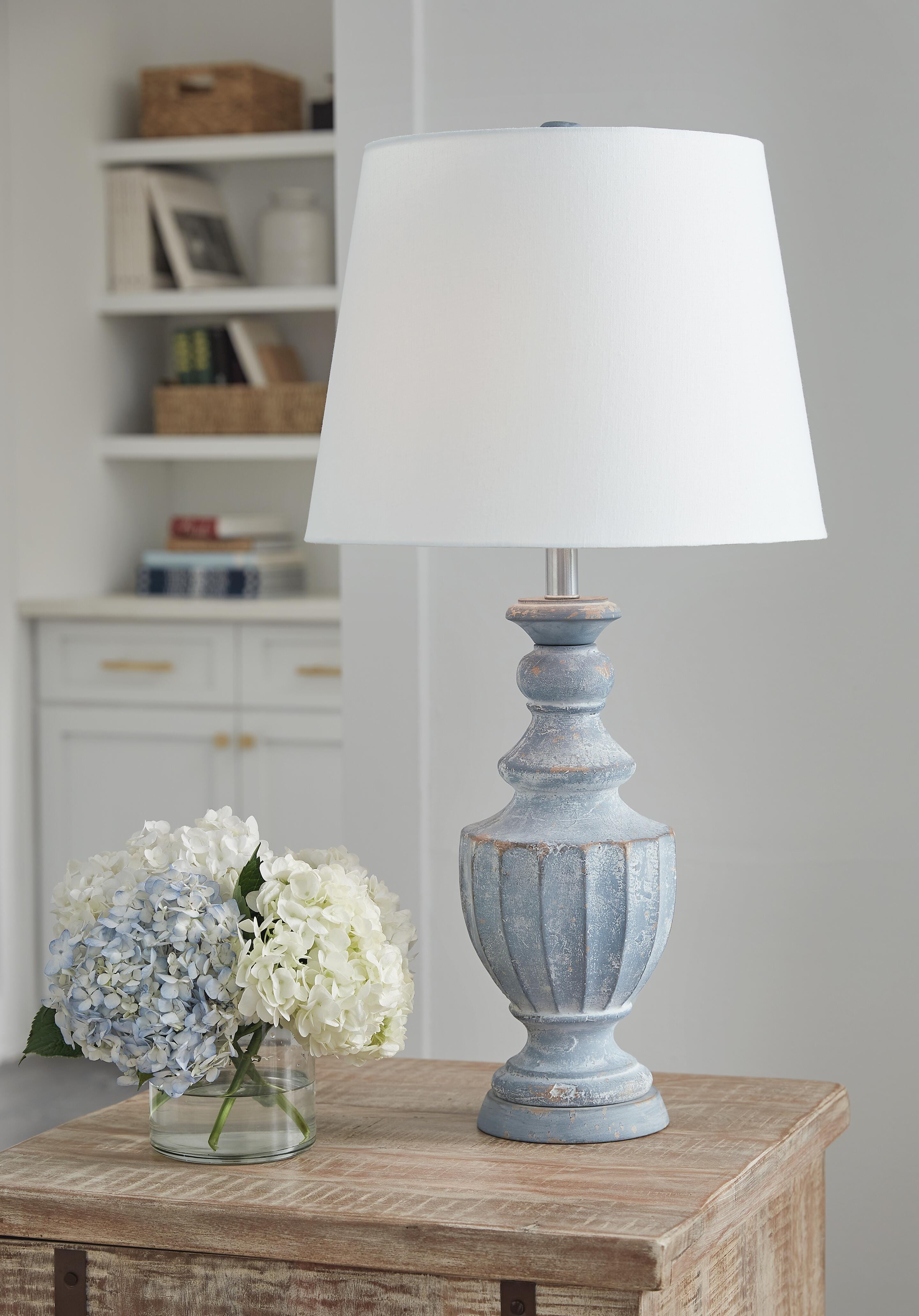 Click here for Cylerick Table Lamp  Antique Blue prices