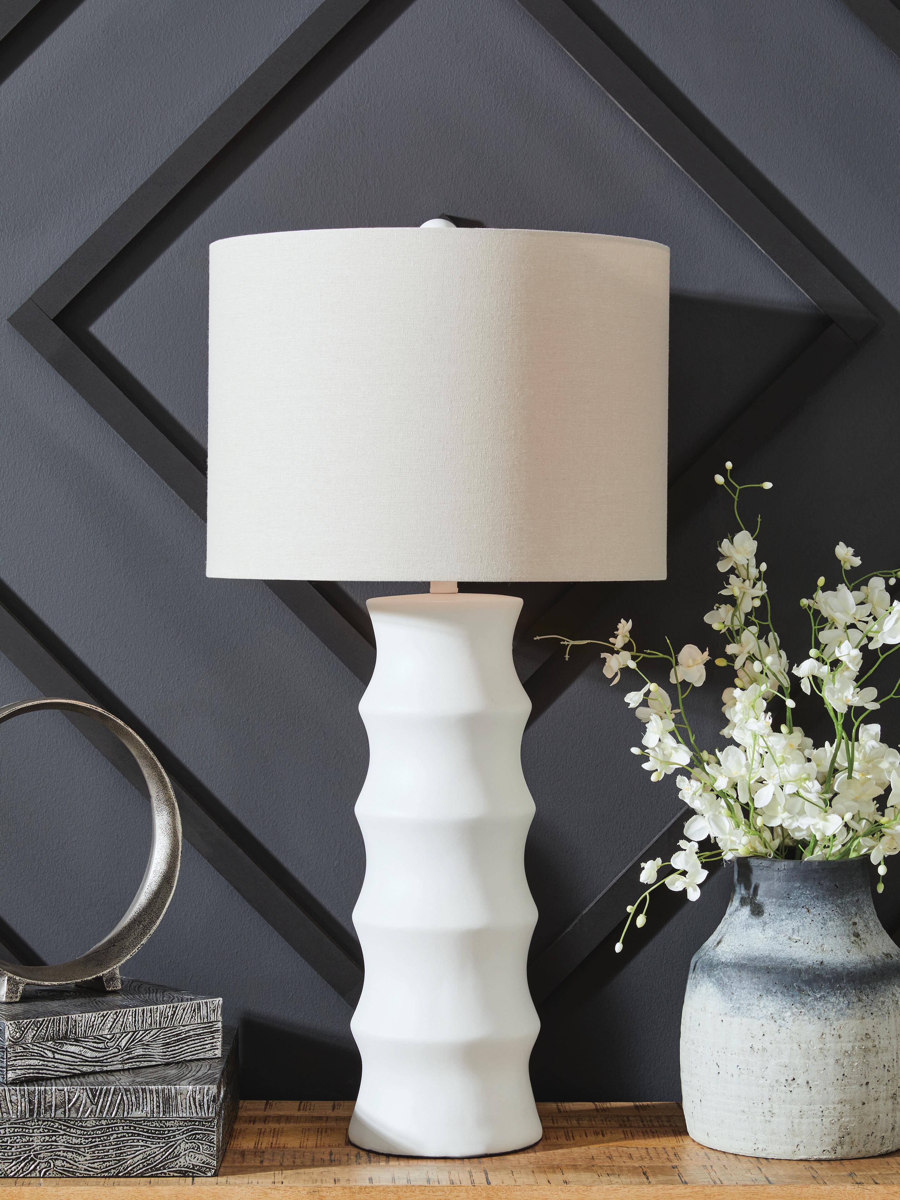 Click here for Veraleigh Table Lamp  White prices