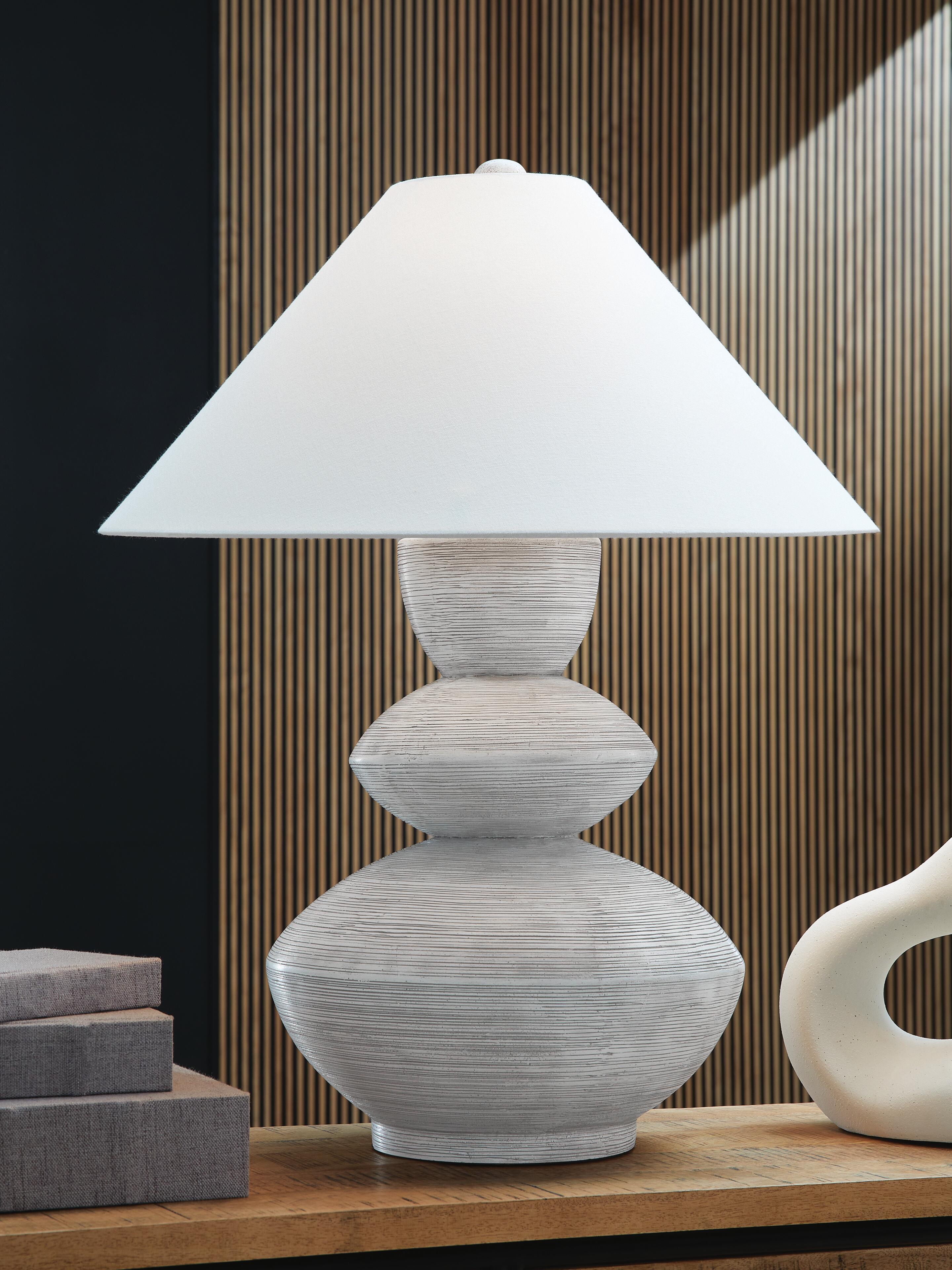 Click here for Brickdon Table Lamp  Distressed White prices