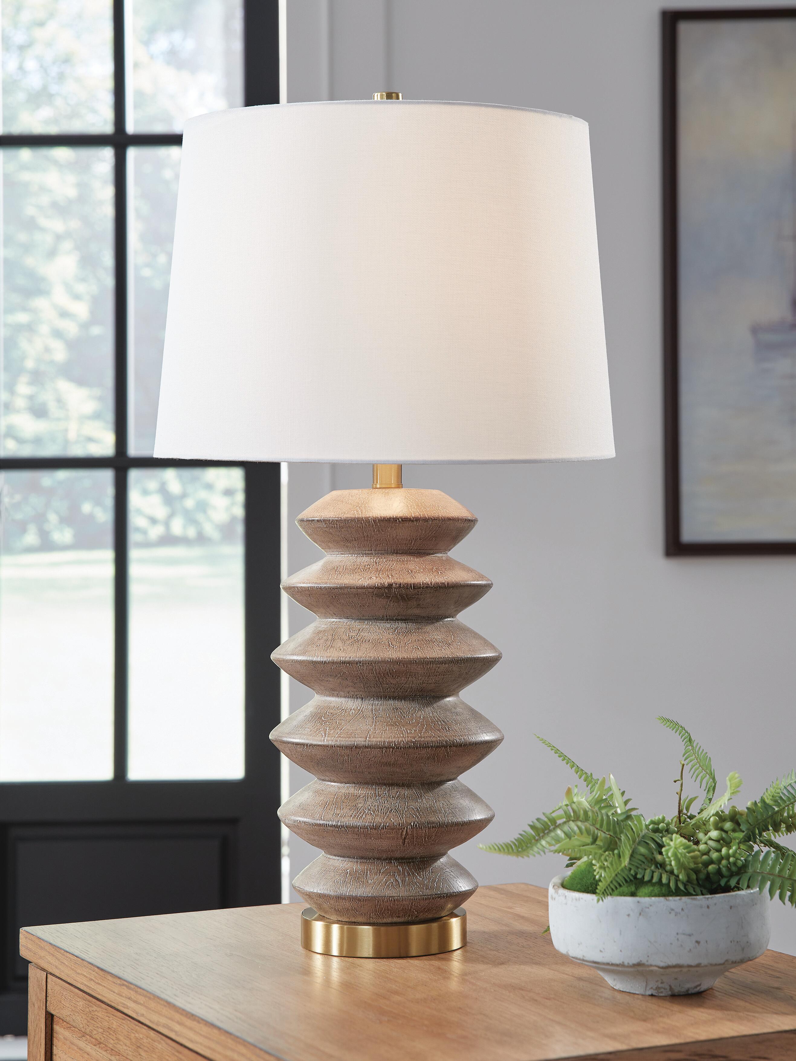 Click here for Jyllyard Table Lamp  Brown/Gold Finish prices