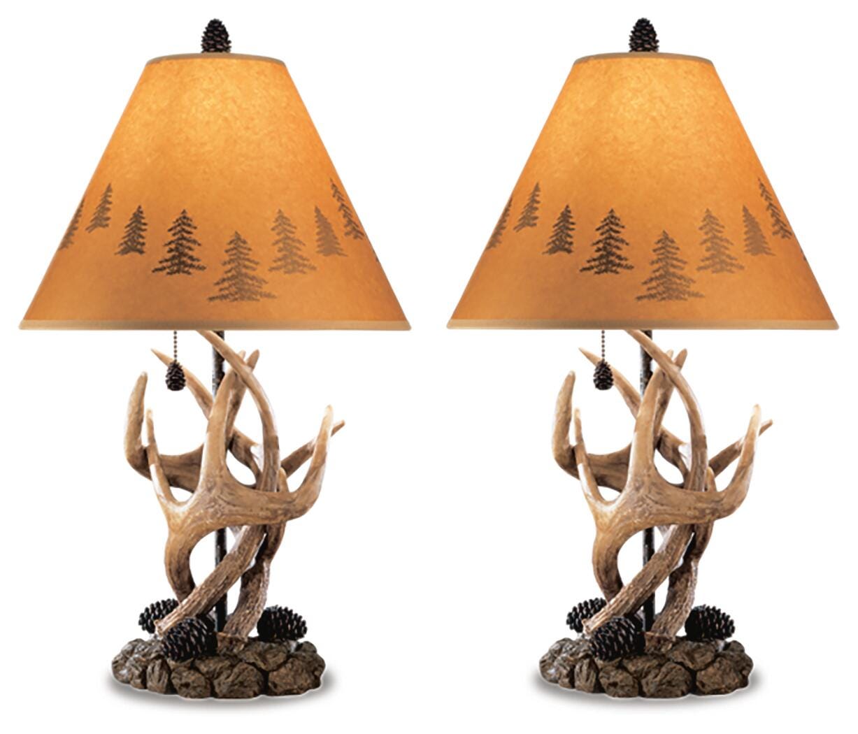 Click here for Derek Table Lamp (Set of 2)  Brown prices