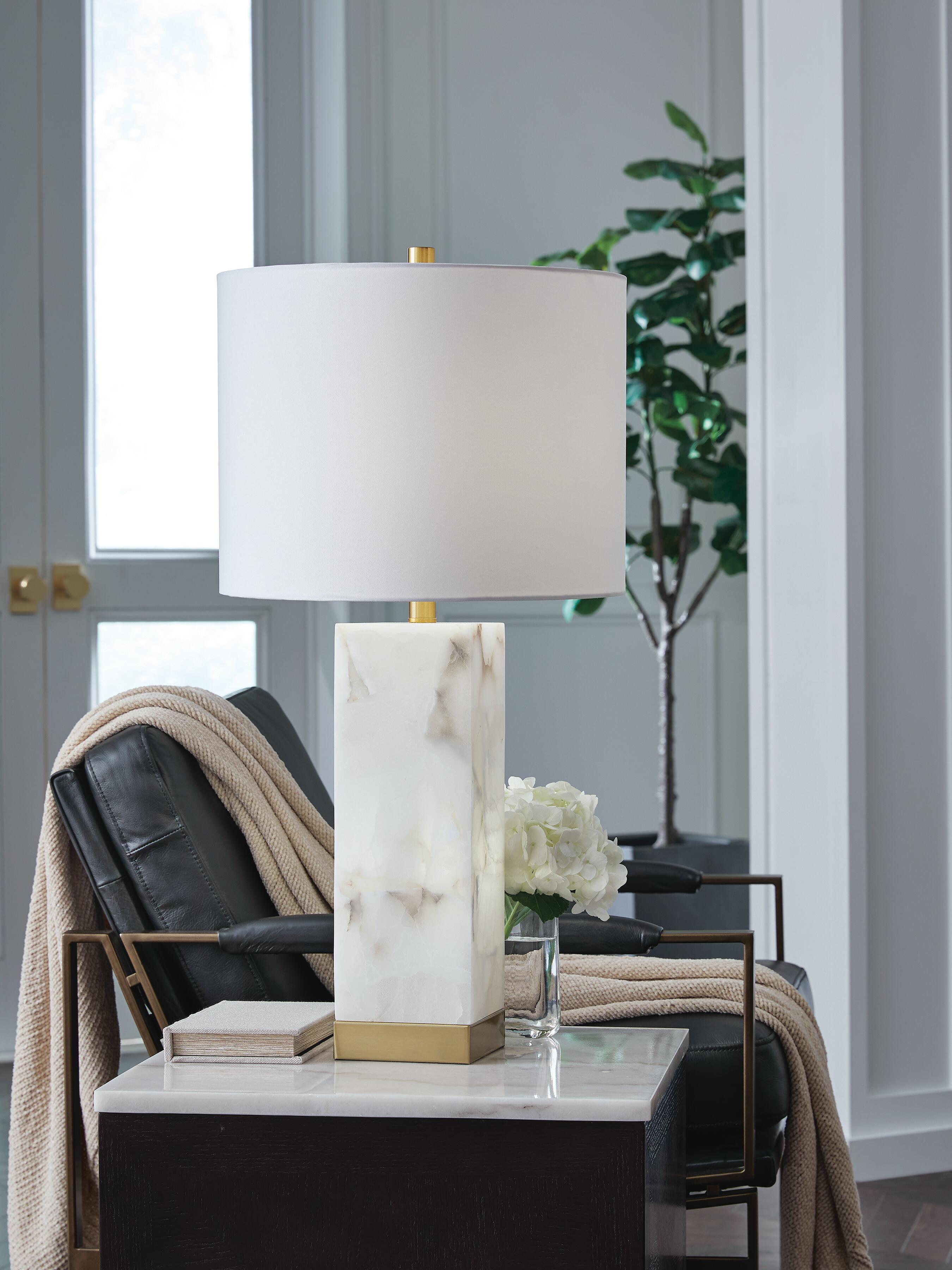 Click here for Linderfield Table Lamp  White/Gold Finish prices
