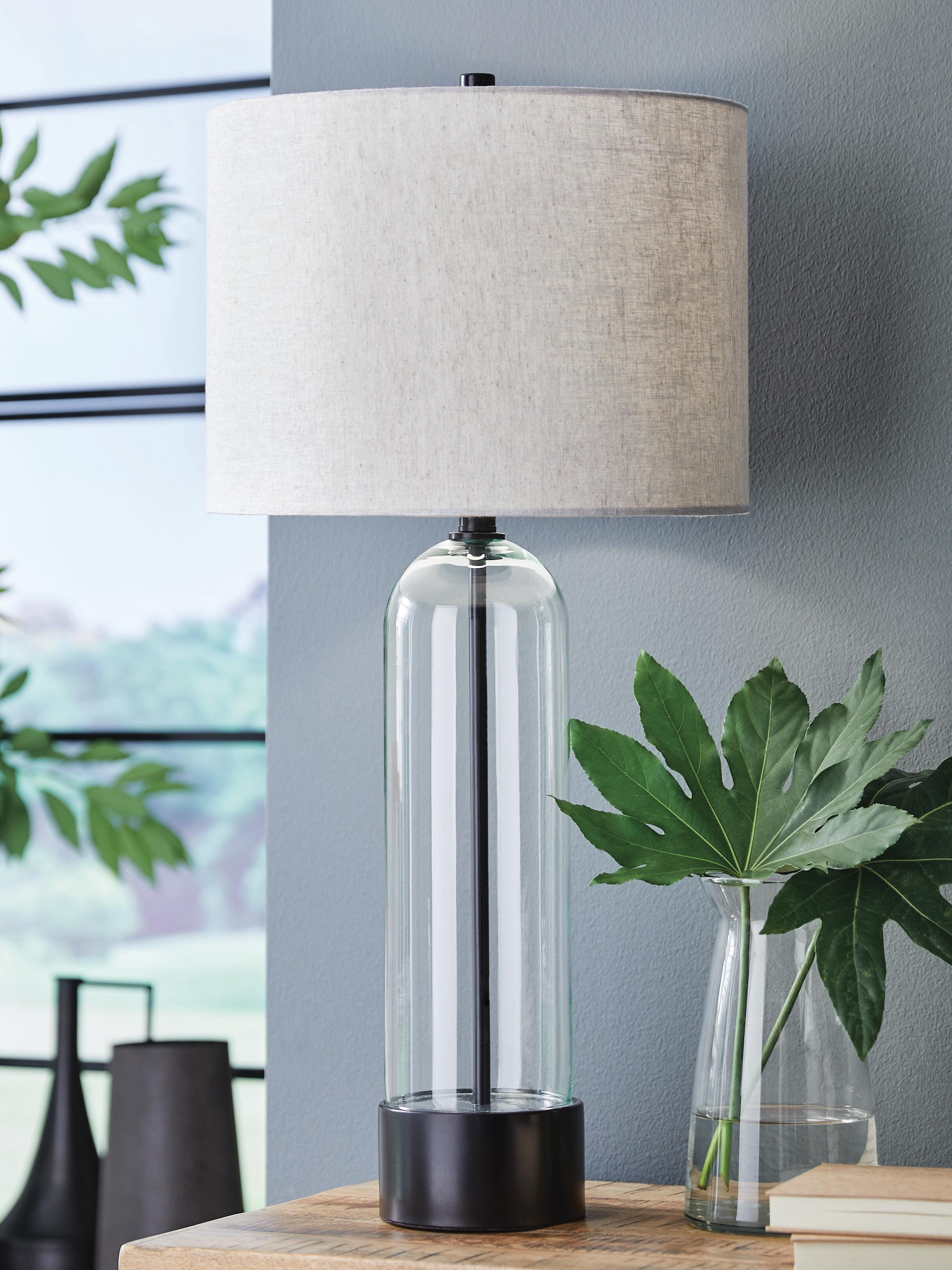 Click here for Kerrbrook Table Lamp  Clear/Black prices