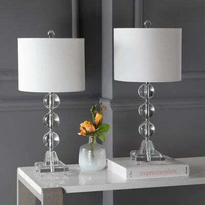 Click here for Safavieh Crystal Table Lamp (Set of 2)  Transparen... prices