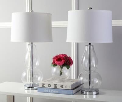 Click here for Safavieh Lamp (Set of 2)  Transparent prices