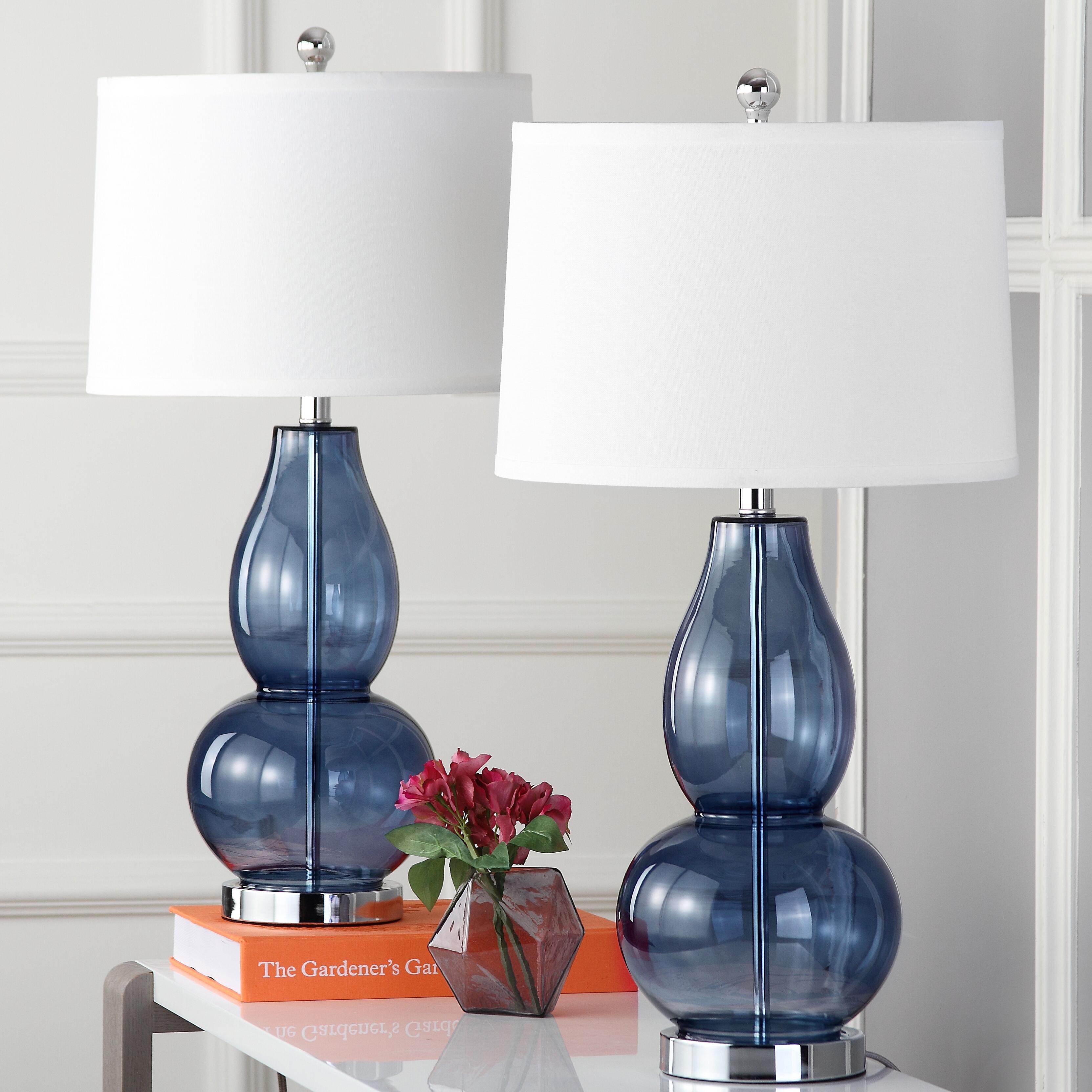 Click here for Safavieh Lamp (Set of 2)  Transparent Blue prices