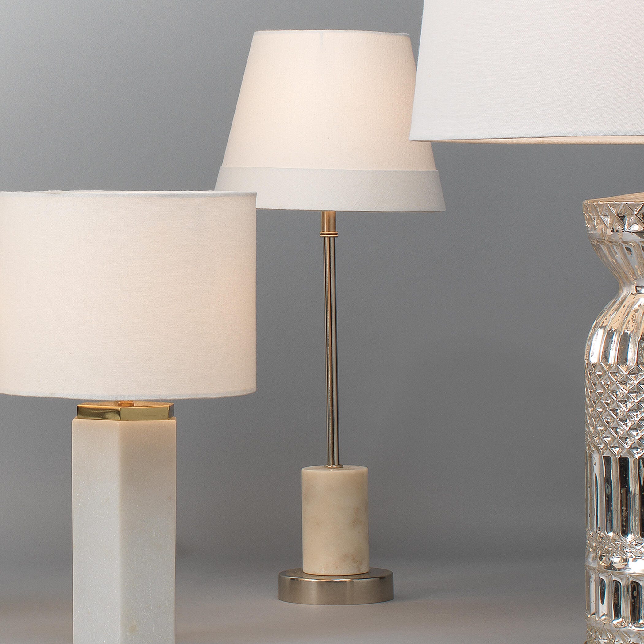 Click here for Home Accents Marble Darcey Table Lamp with Tapered... prices