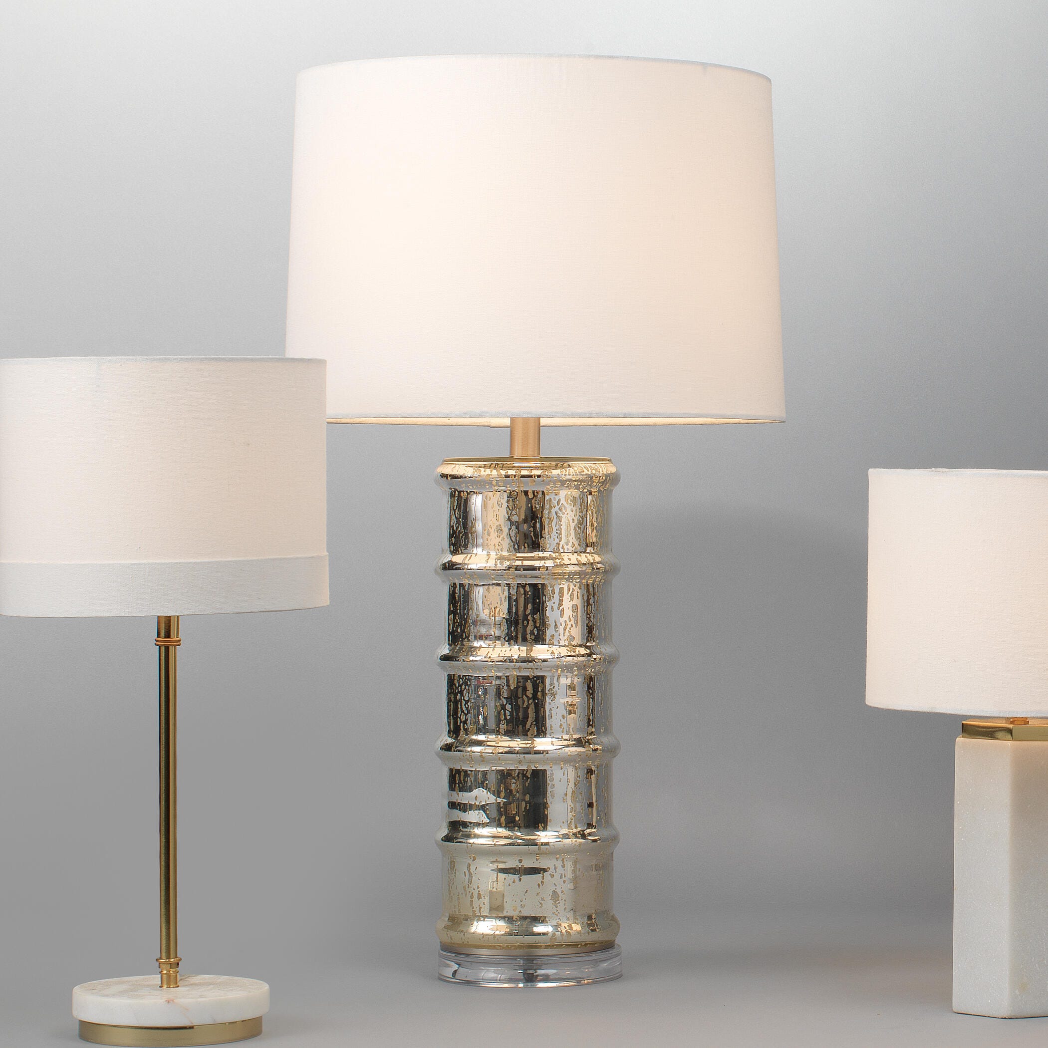 Click here for Home Accents Three Way Irene Table Lamp  Silver prices
