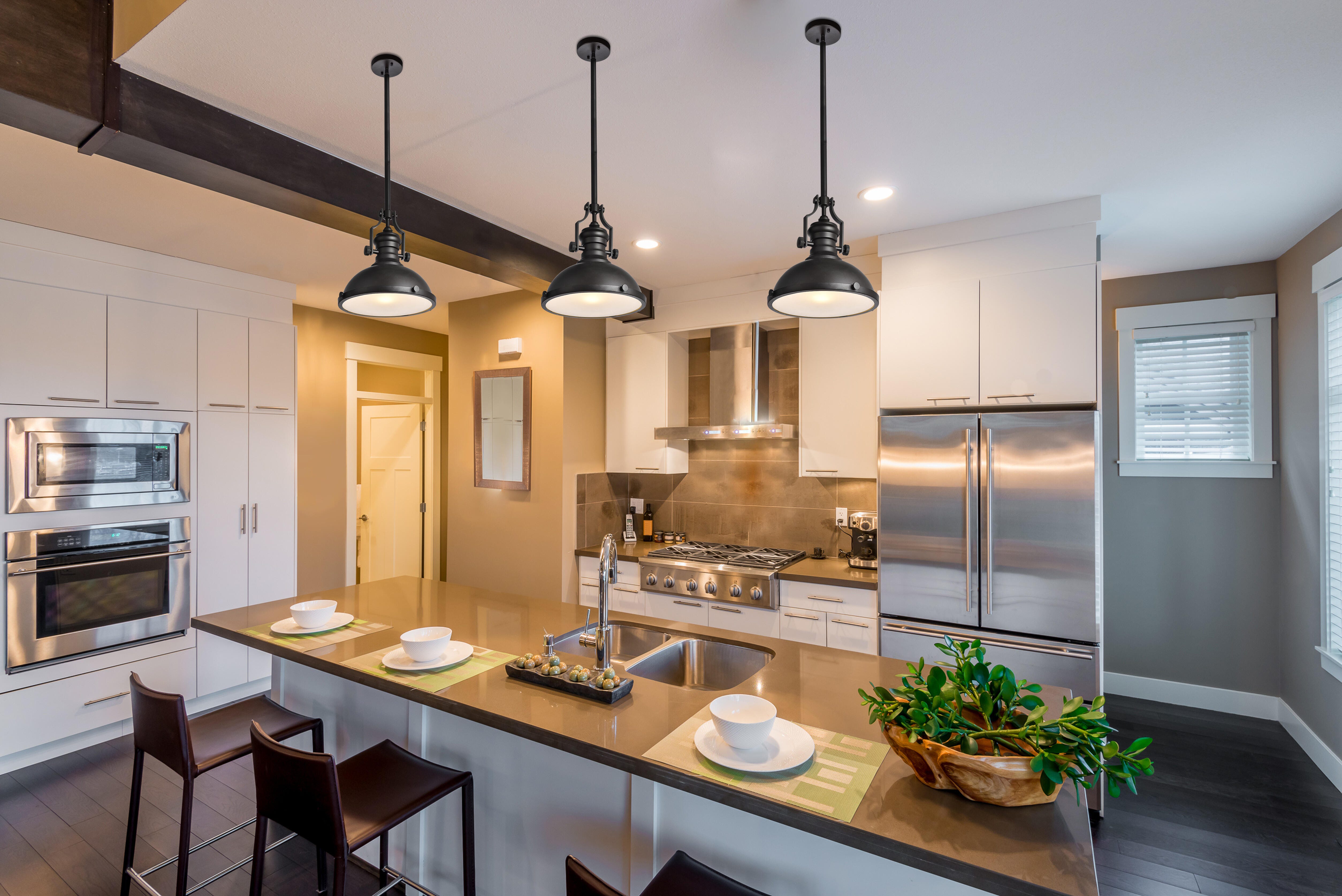 Click here for Living District Eamon 1 Light Bronze Pendant prices