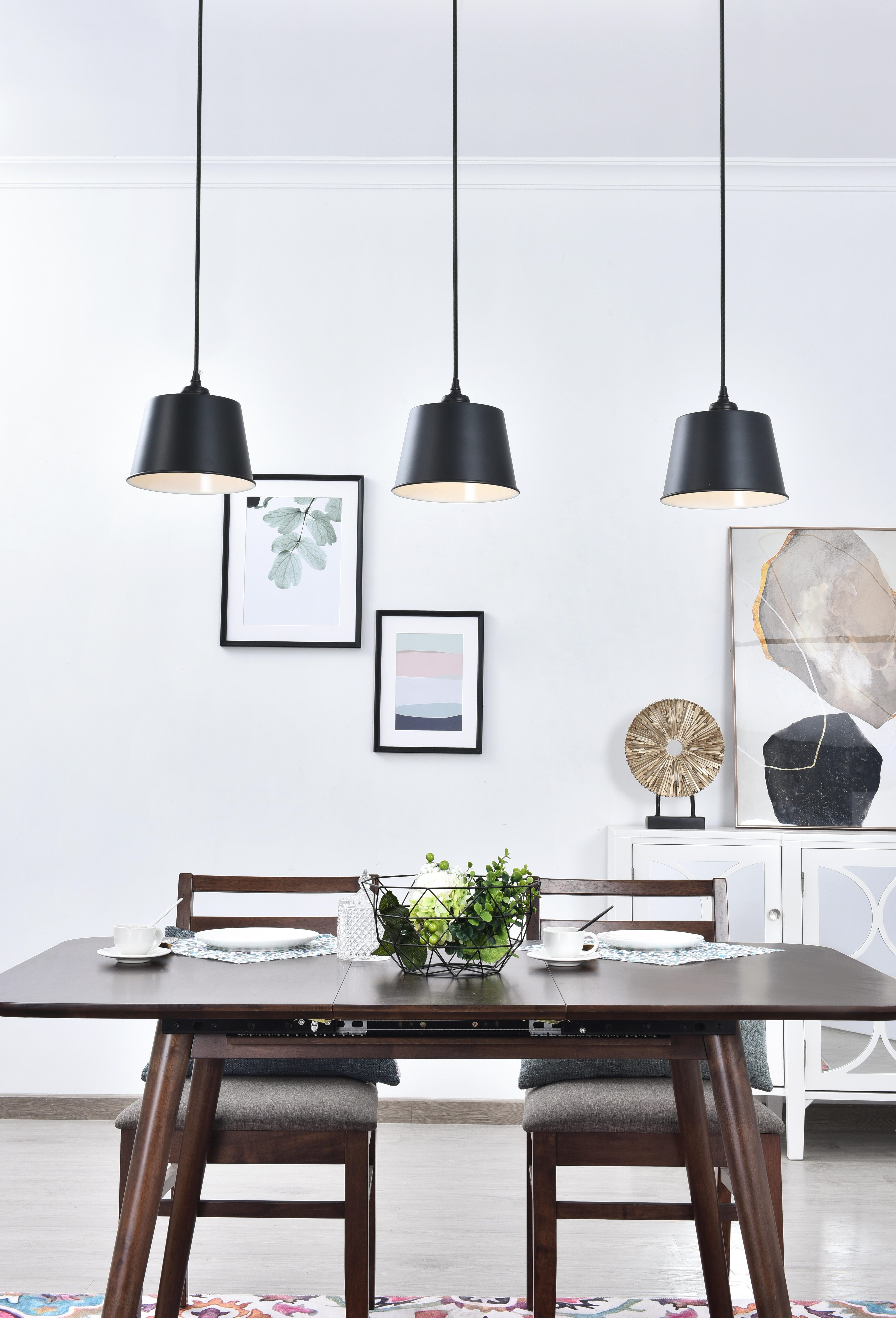 Click here for Living District Nota 3 Light Black Pendant prices